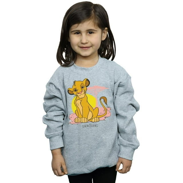 Disney Girls The Lion King Simba Pastel Sweatshirt - Walmart.com