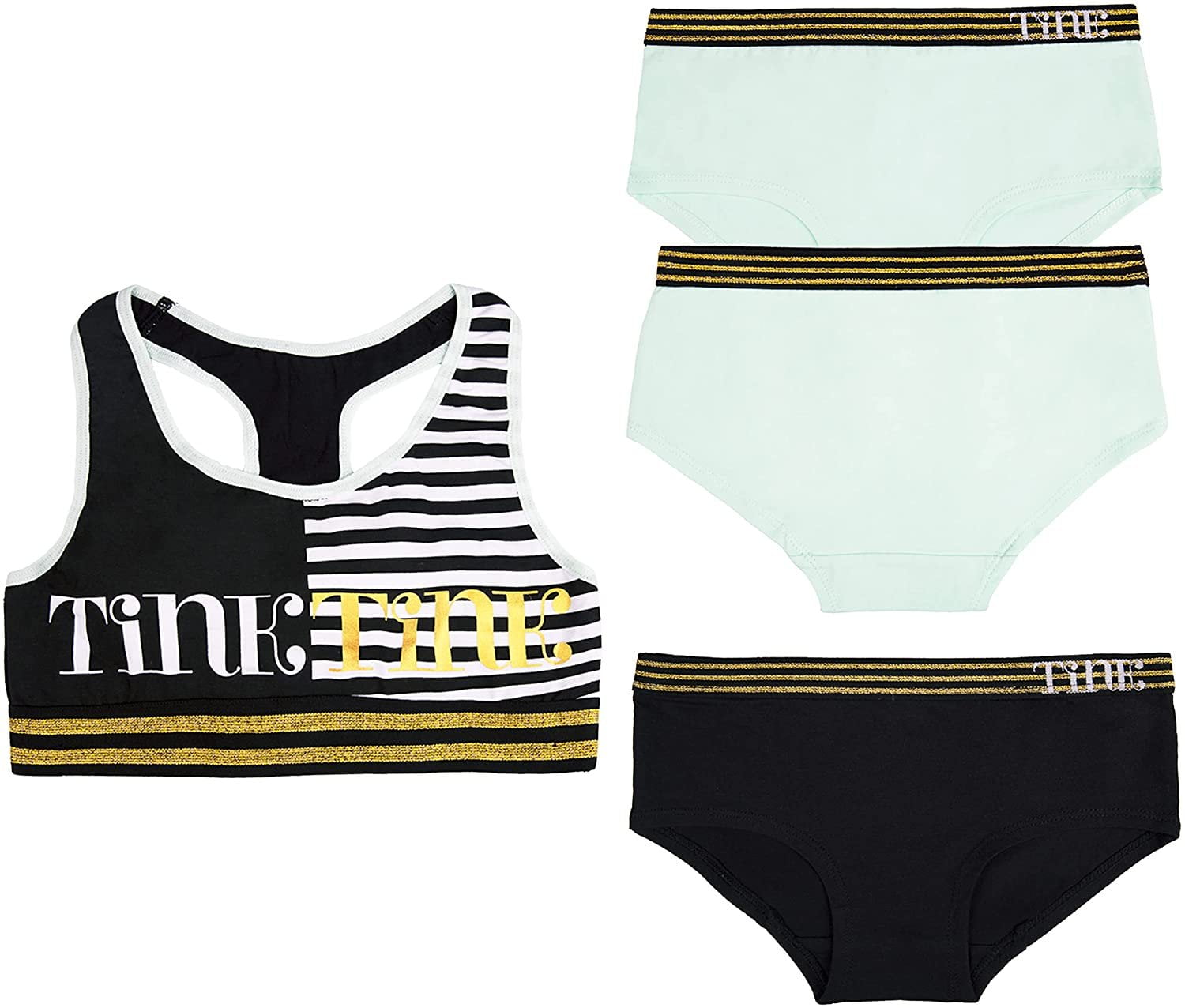 Disney Girls' Tinkerbell Underwear Multipack, Tink Bra Set 3pk, 8 - Walmart.com