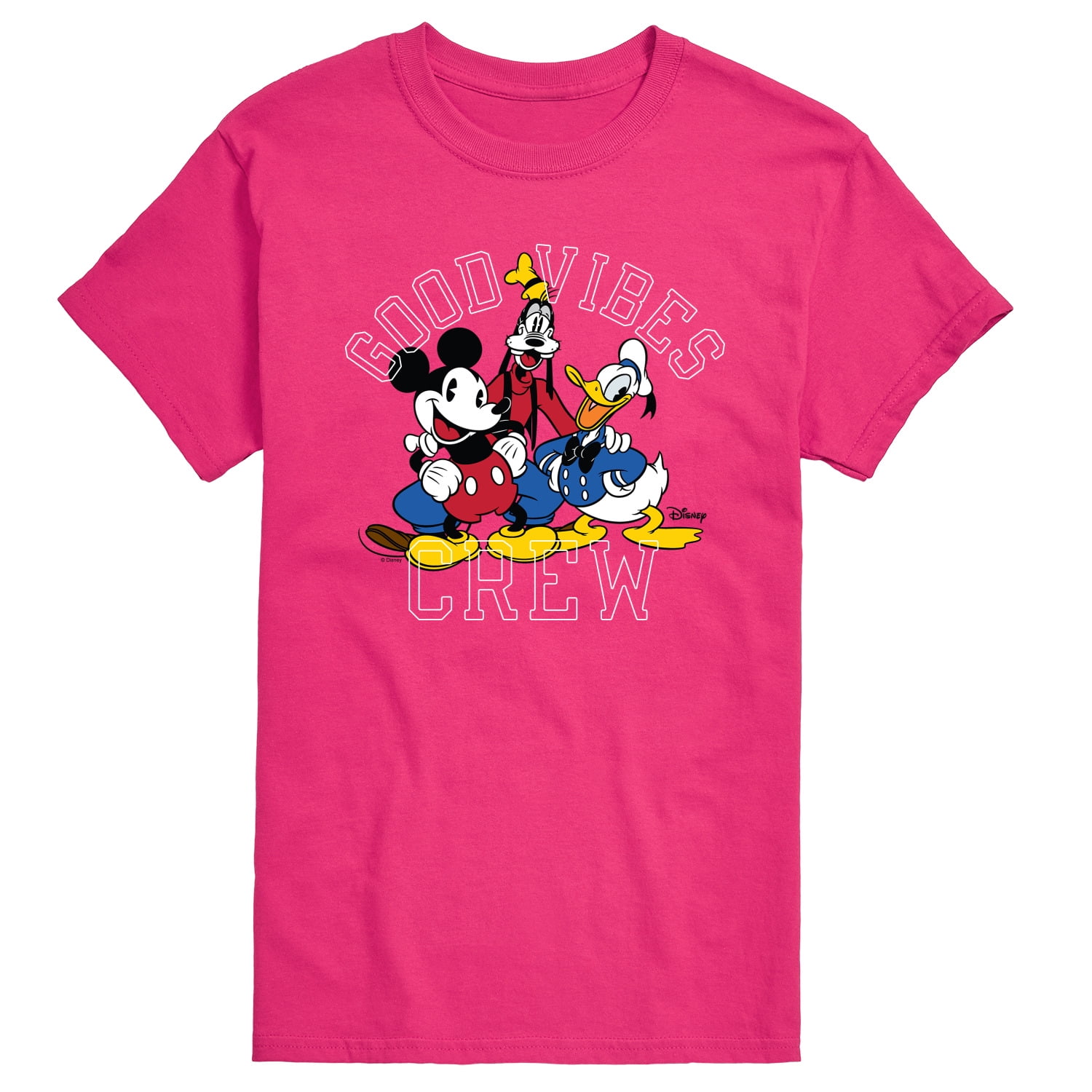 Disney - Good Vibes Crew - Men's Short Sleeve Graphic T-Shirt - Walmart.com