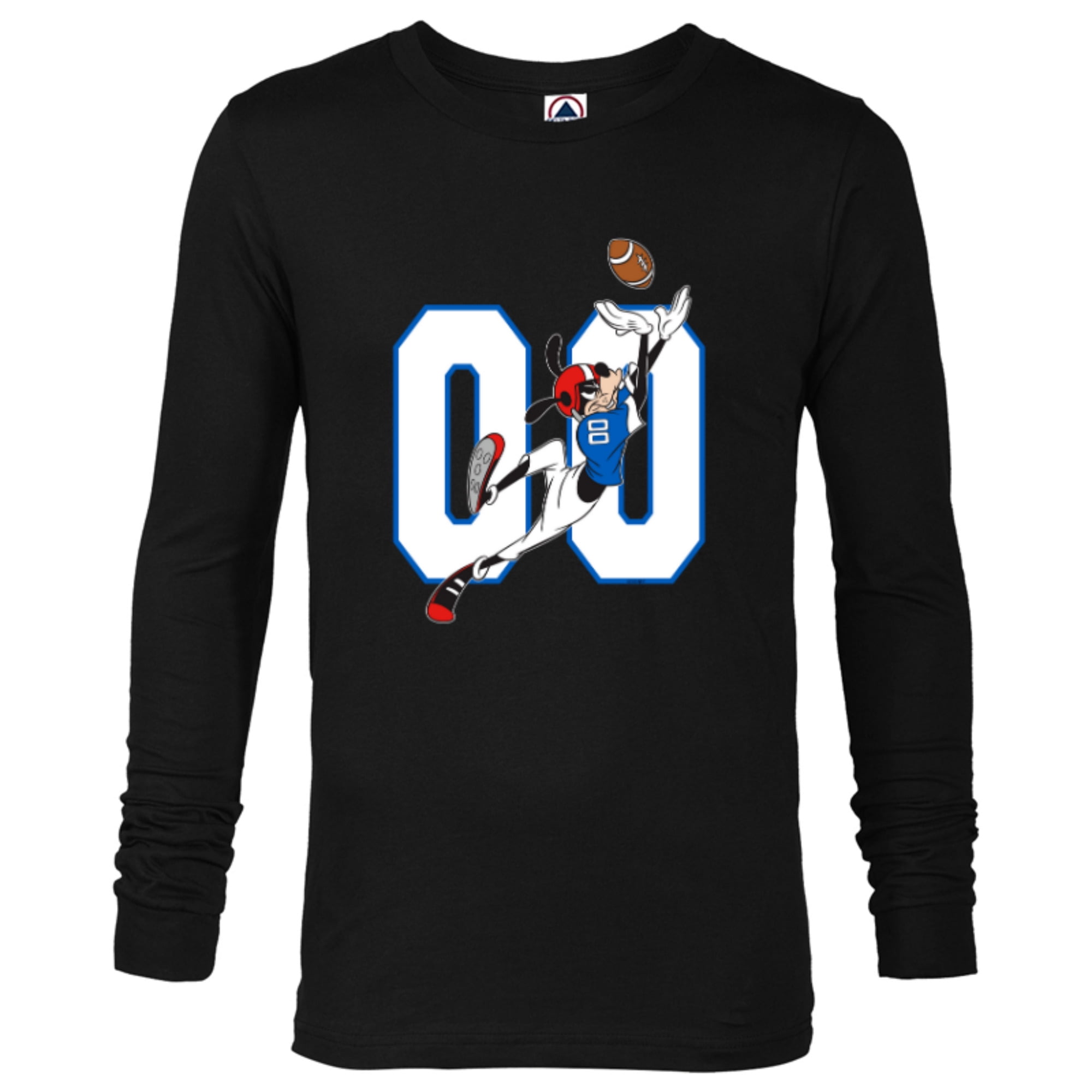 Disney Goofy #00 Football Catch Sports - Long Sleeve T-Shirt for Men ...