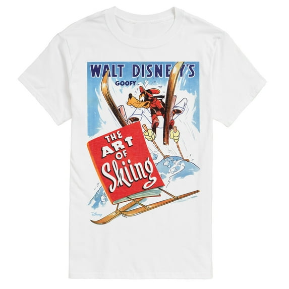 Disney - Goofy Art Of Skiing - Men's Short Sleeve Graphic T-Shirt ...