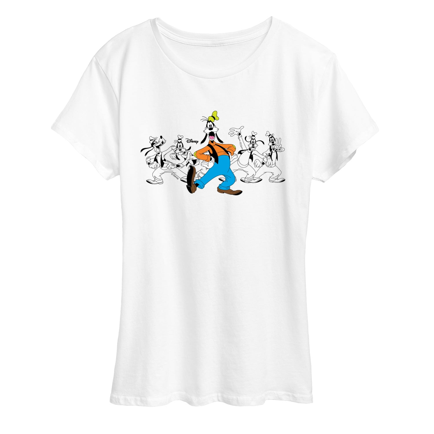Disney - Goofy Chest - Women's Short Sleeve Graphic T-Shirt - Walmart.com