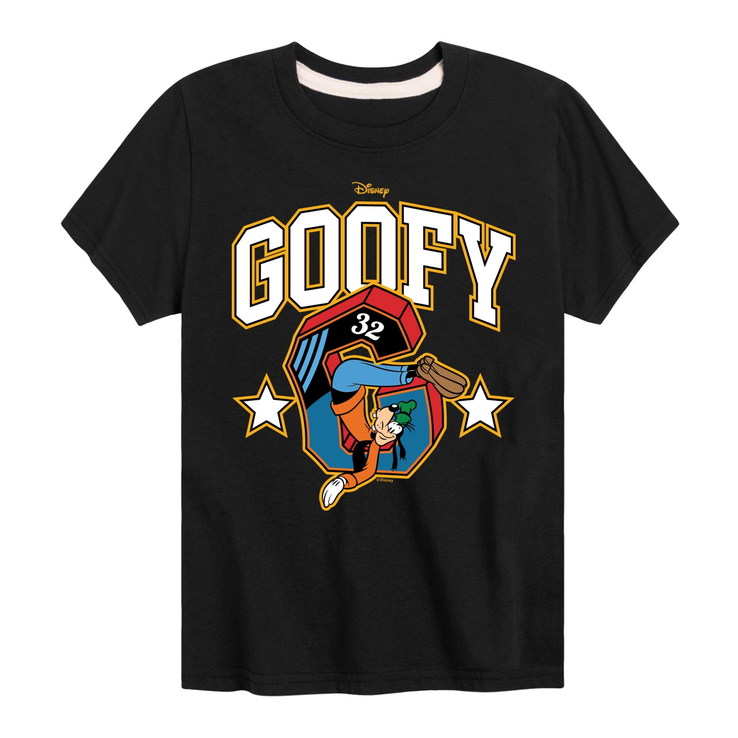 Disney - Goofy Collegiate - Toddler & Youth Short Sleeve Graphic T ...