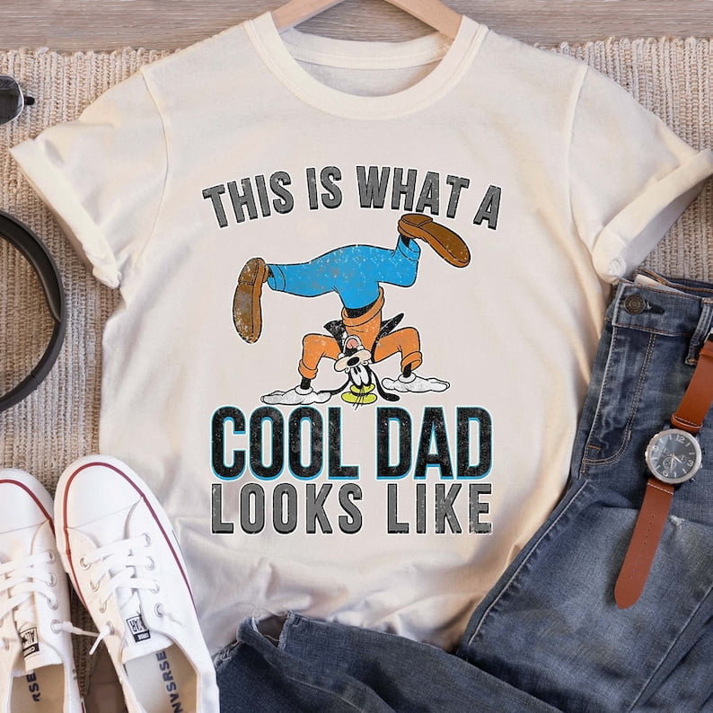 Disney Goofy Cool Dad Costume Shirt, Disney Mickey's Not So Scary Party ...