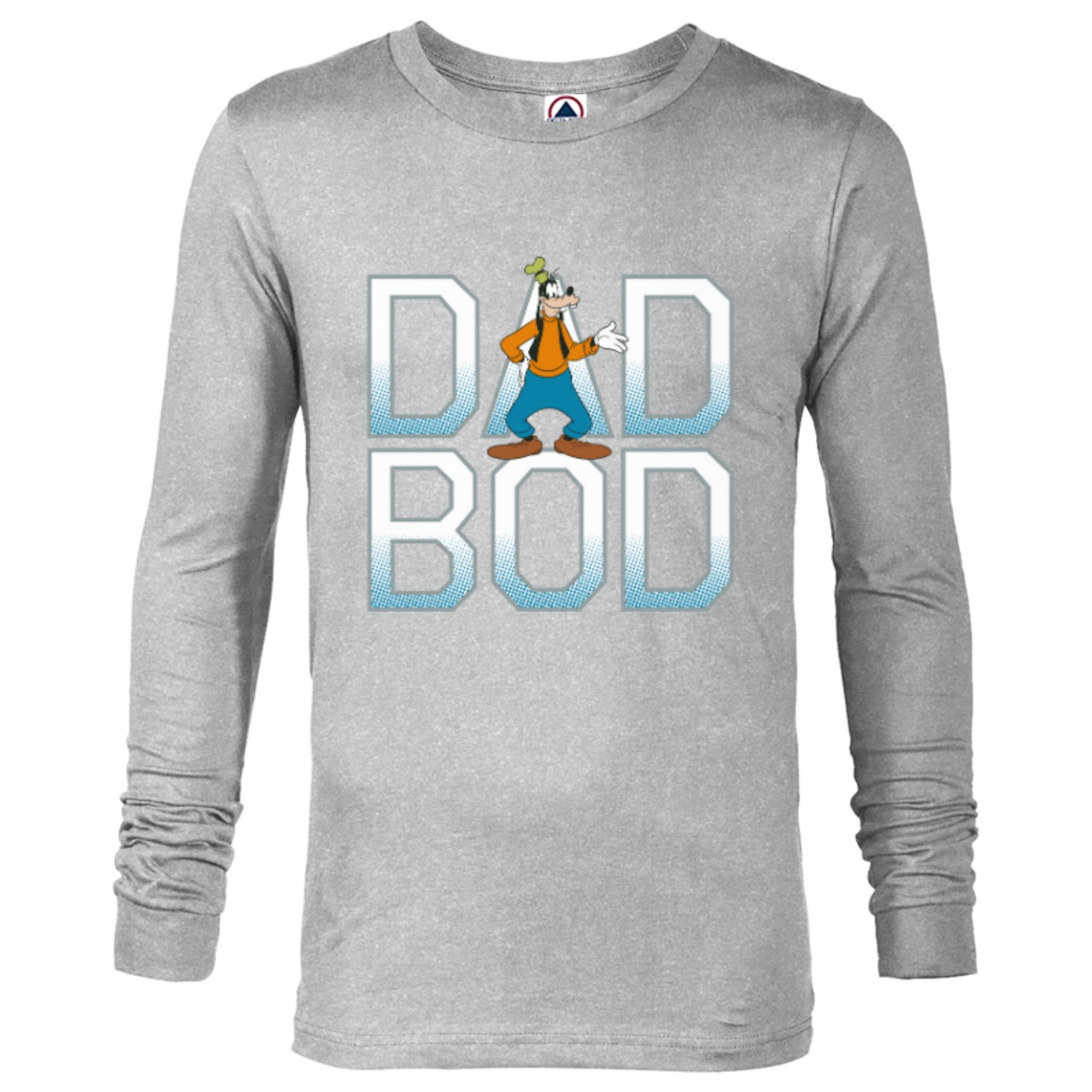 Disney Goofy Dad Bod - Long Sleeve T-Shirt for Men - Customized ...