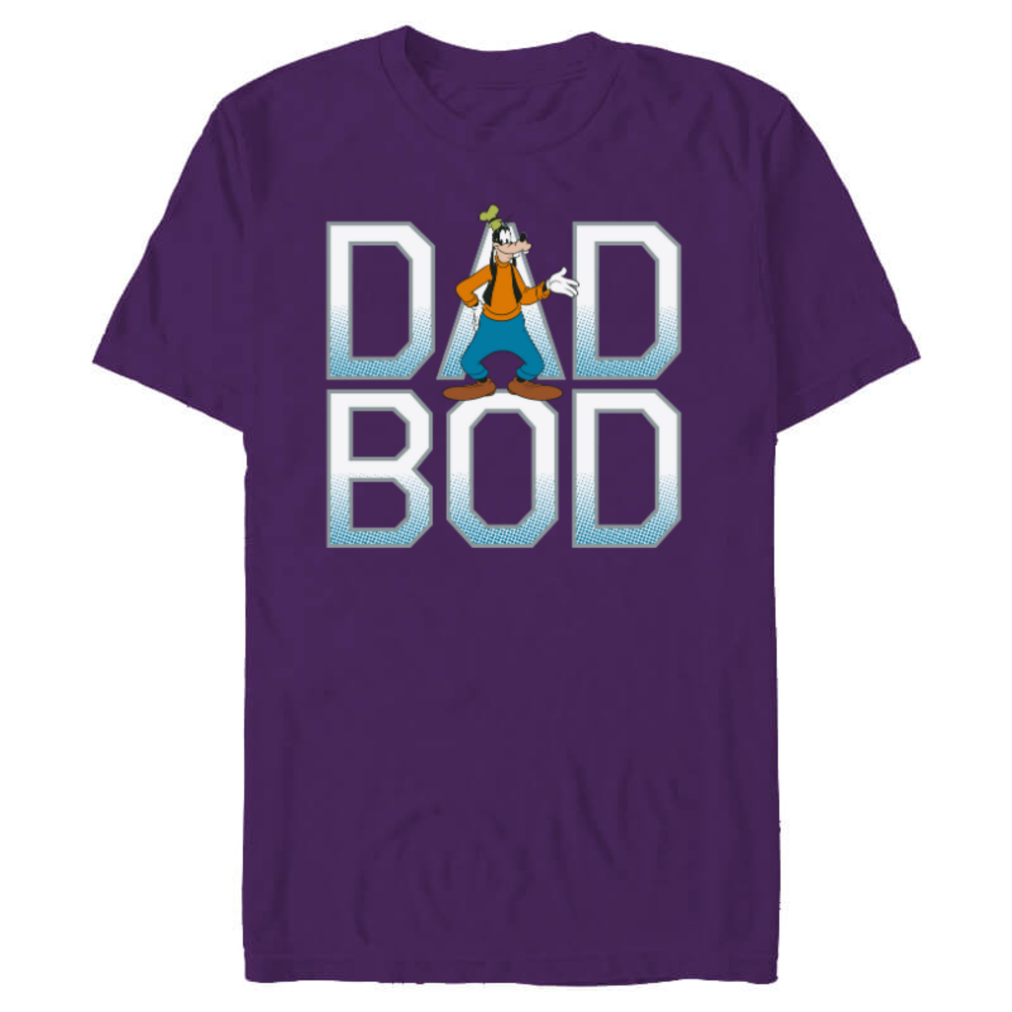 Disney Goofy Dad Bod - Short Sleeve Blended T-Shirt for Adults ...