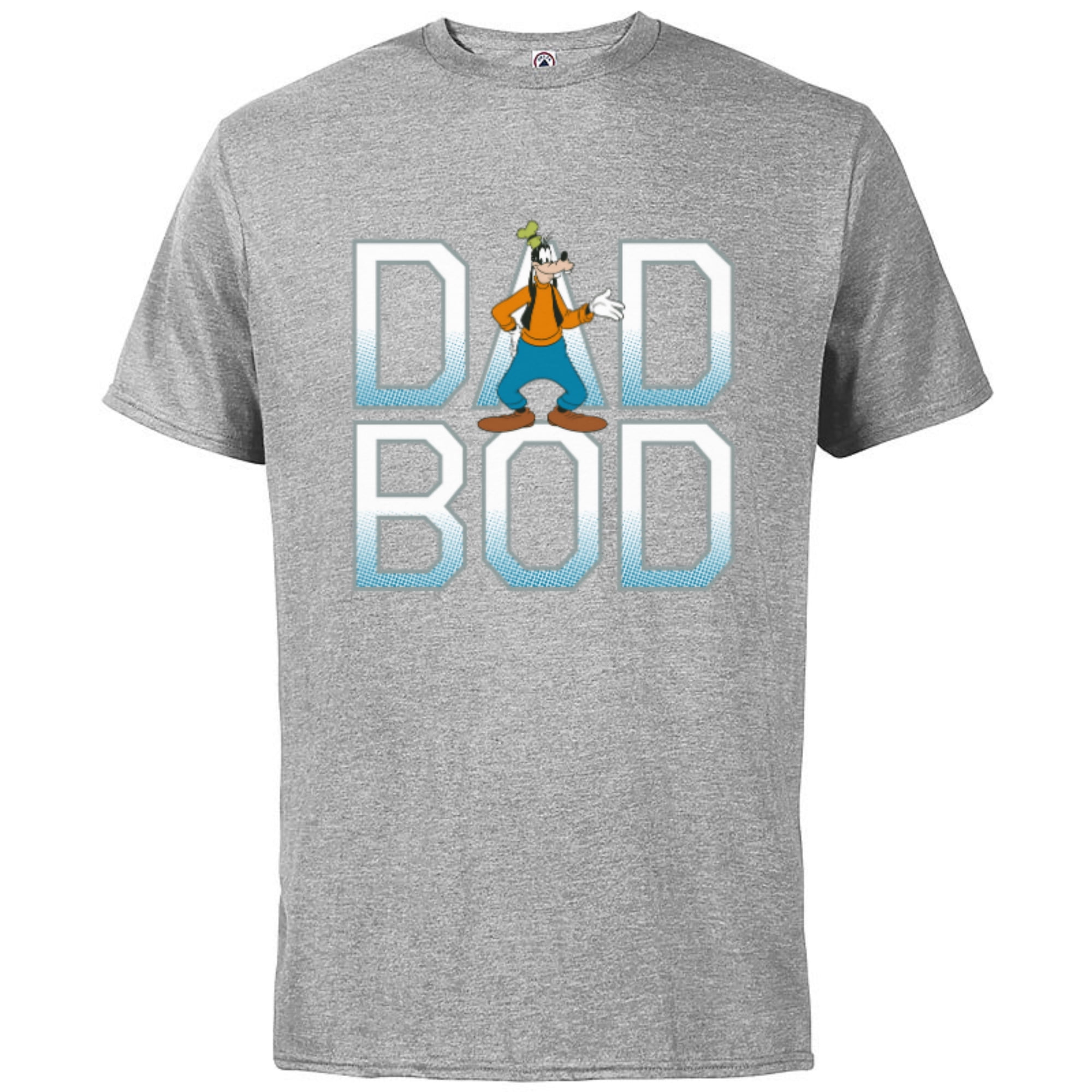 Disney Goofy Dad Bod - Short Sleeve Cotton T-Shirt for Adults ...