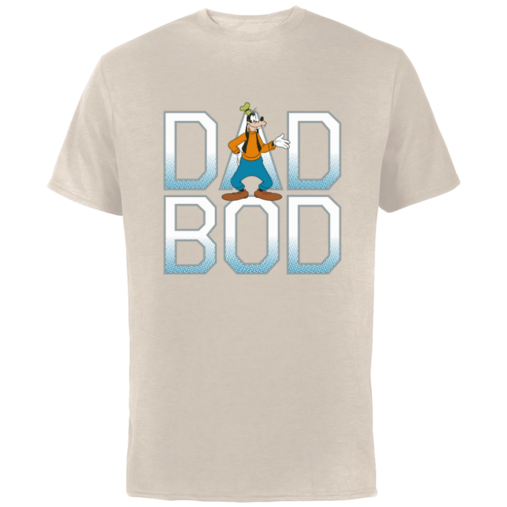 Disney Goofy Dad Bod - Short Sleeve Cotton T-Shirt for Adults ...