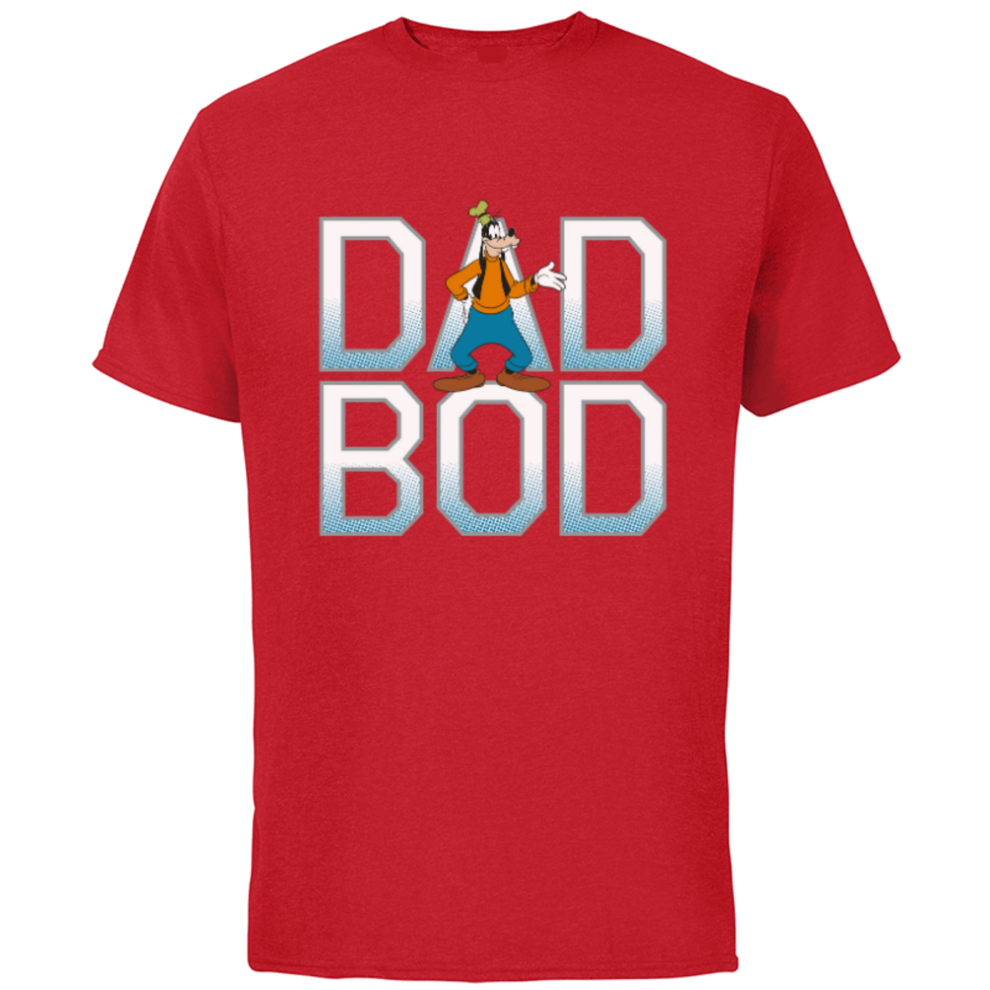Disney Goofy Dad Bod - Short Sleeve Cotton T-Shirt for Adults ...