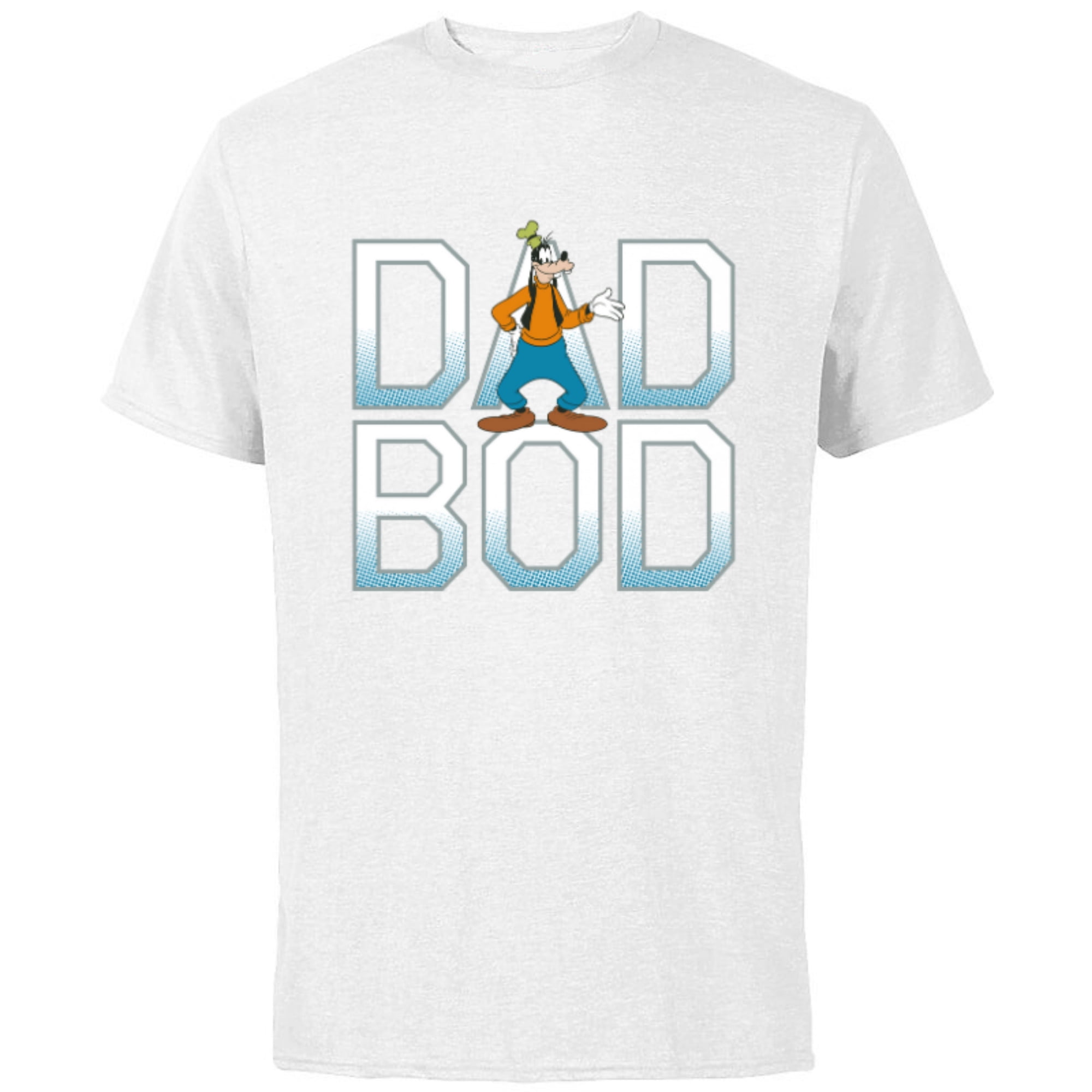 Disney Goofy Dad Bod - Short Sleeve Cotton T-Shirt for Adults ...