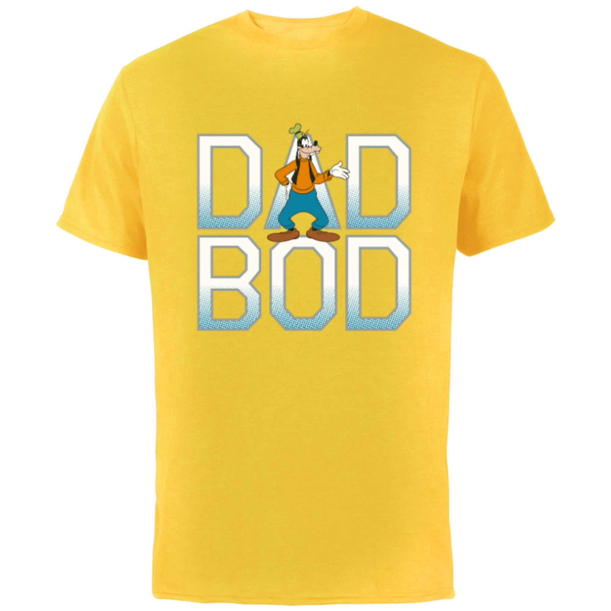 Disney Goofy Dad Bod - Short Sleeve Cotton T-Shirt for Adults ...