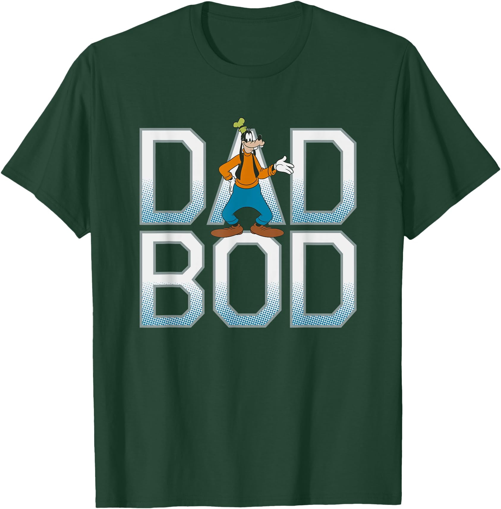 Disney Goofy Dad Bod T-Shirt, Forest Green Color, Size 3XL - Walmart.com