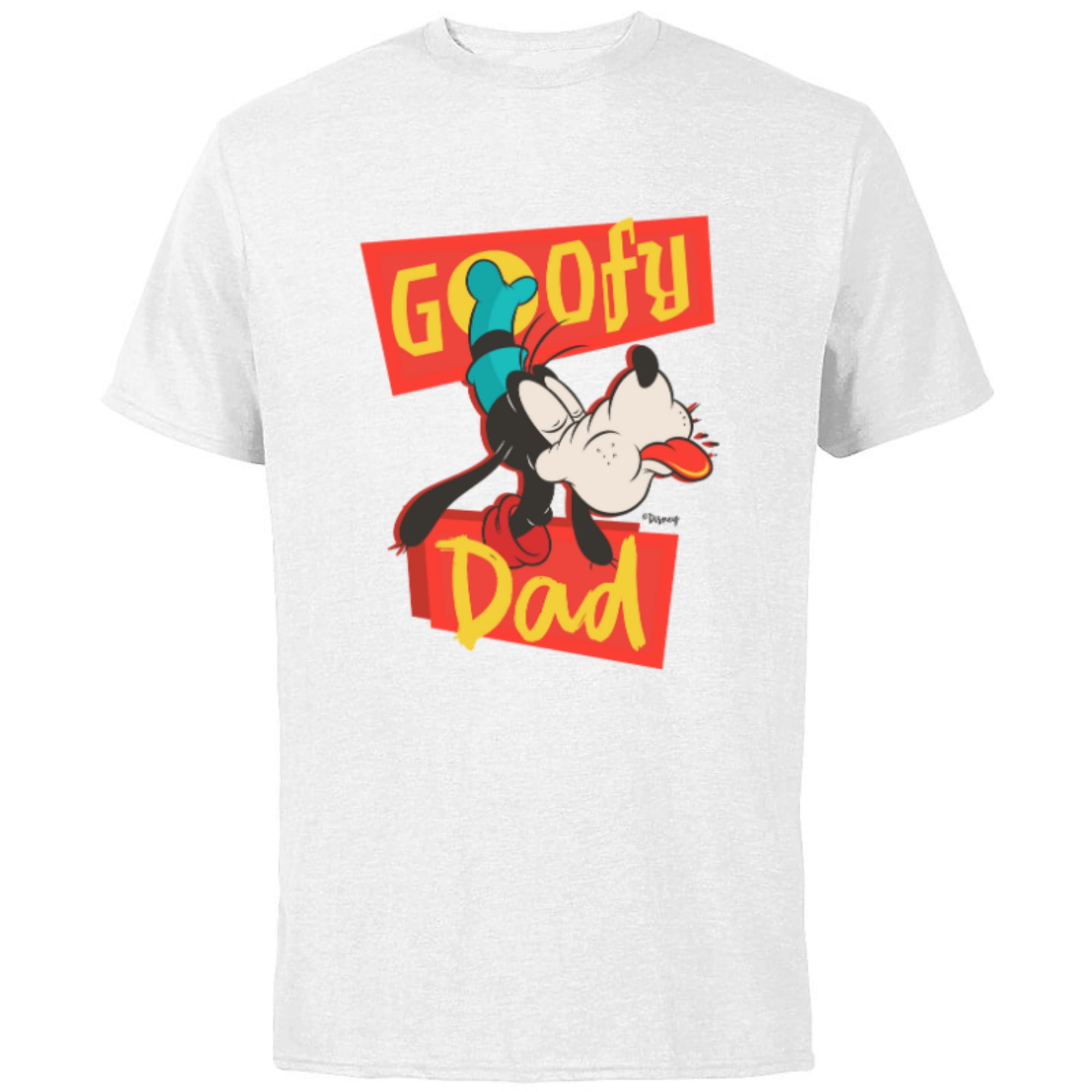 Disney Goofy Dad Family Trip Father’s Day - Short Sleeve Cotton T-Shirt ...