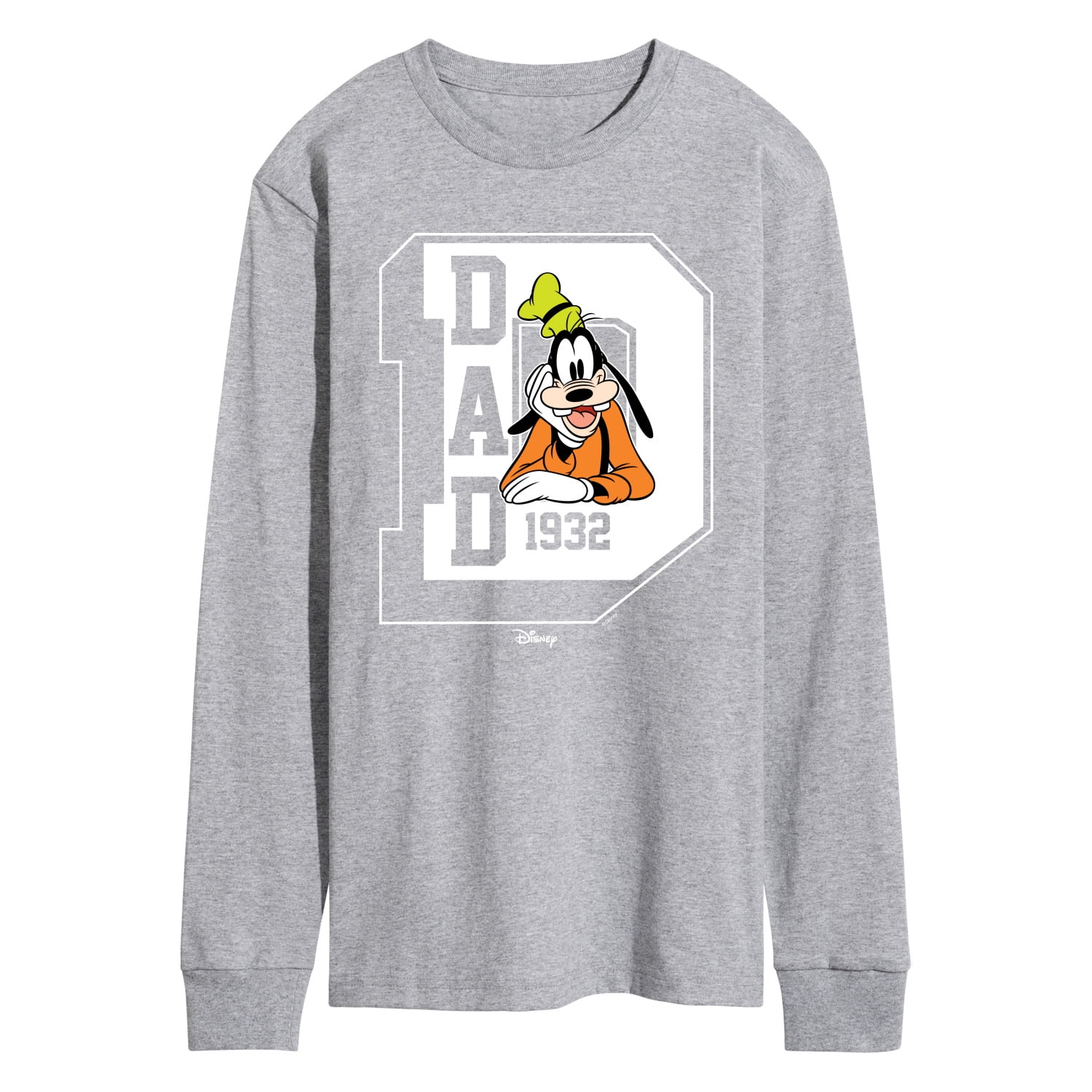 Disney - Goofy Dad - Men's Long Sleeve Graphic T-Shirt - Walmart.com