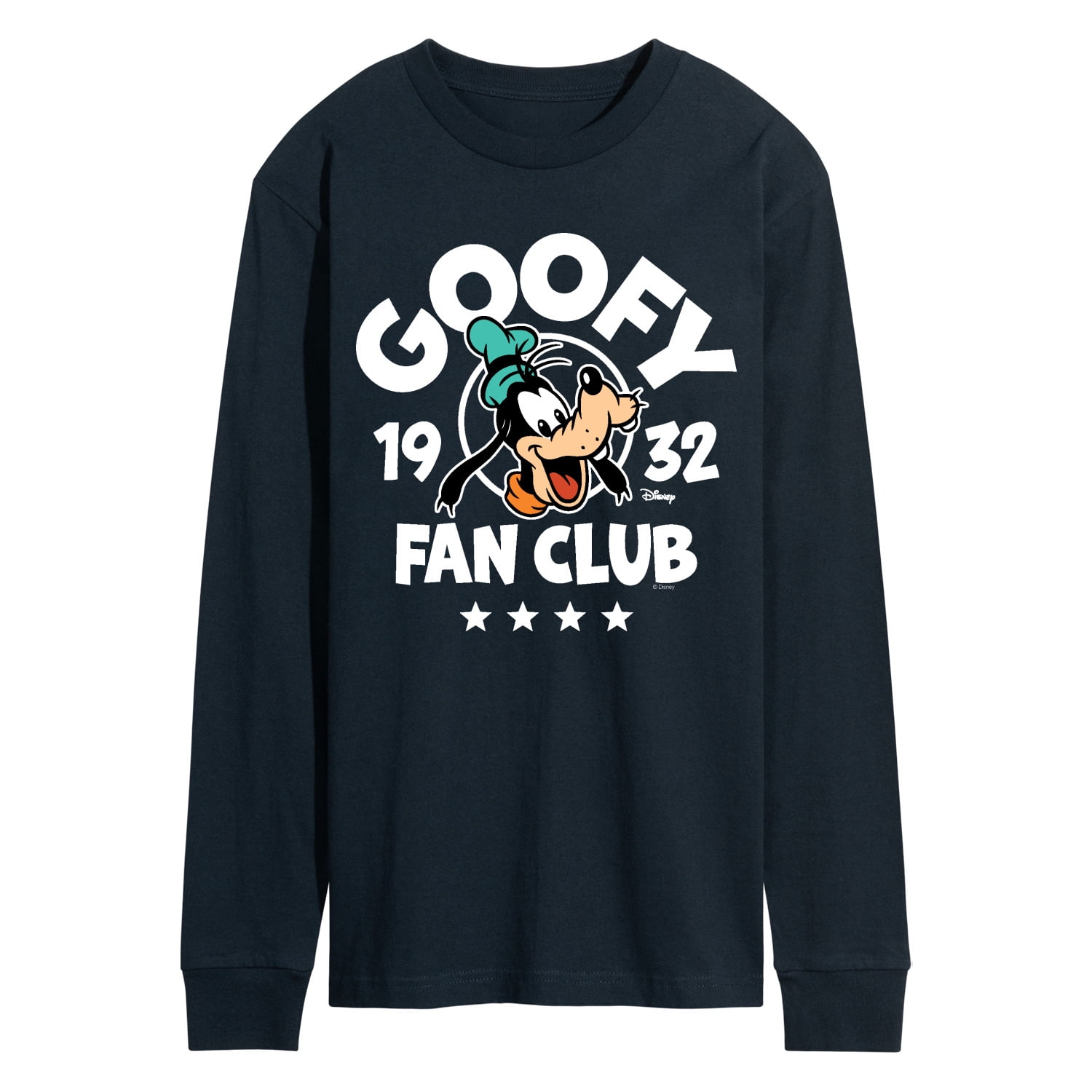 Disney - Goofy Fan Club - Men's Long Sleeve Graphic T-Shirt - Walmart.com