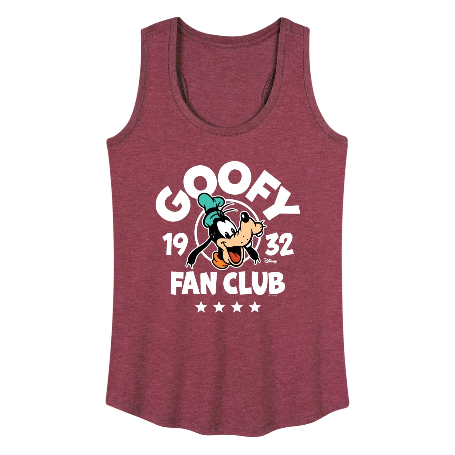 Disney - Goofy Fan Club - Women's Racerback Graphic Tank - Walmart.com