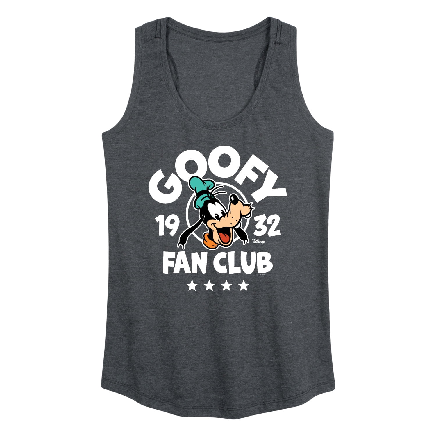 Disney - Goofy Fan Club - Women's Racerback Graphic Tank - Walmart.com