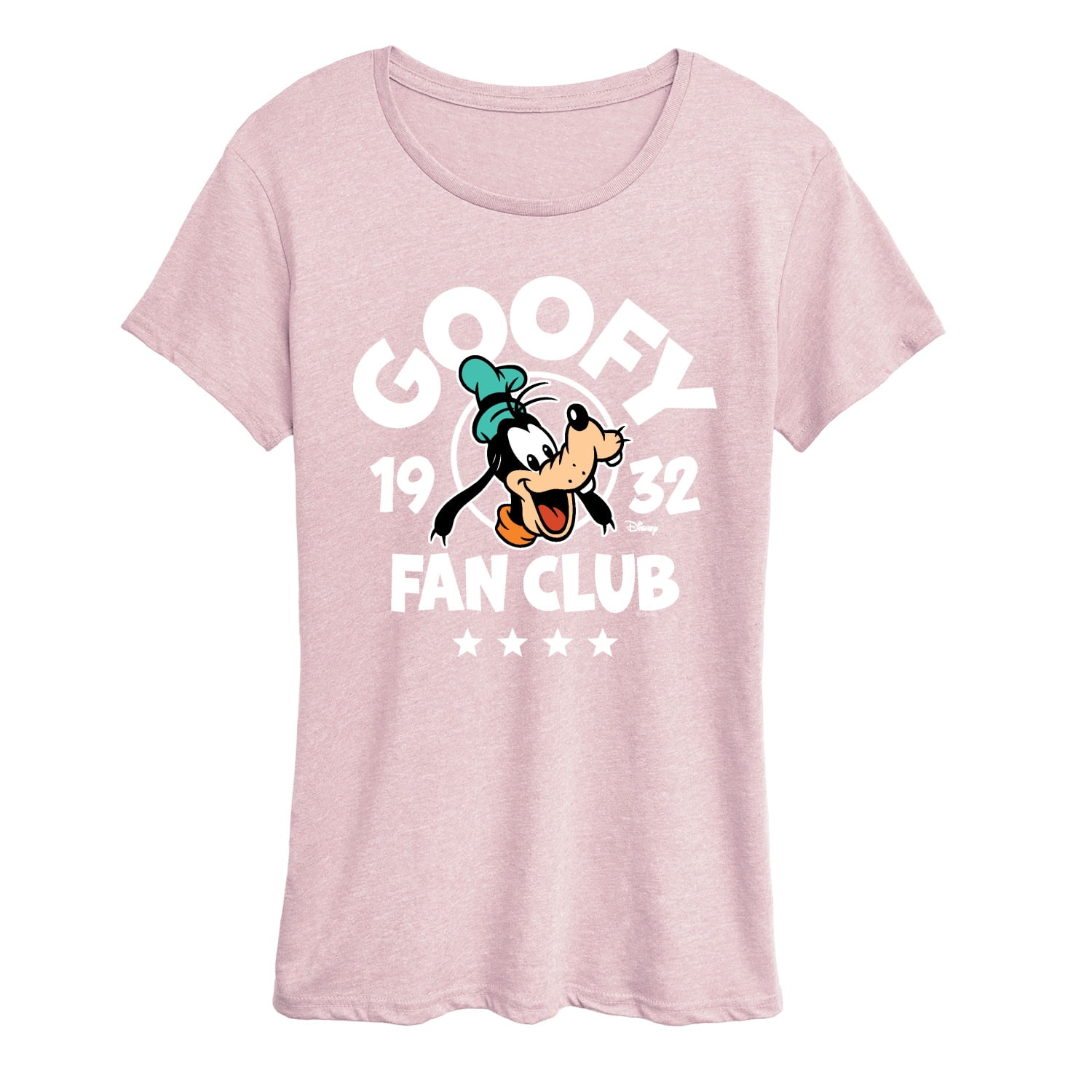 Disney - Goofy Fan Club - Women's Short Sleeve Graphic T-Shirt ...