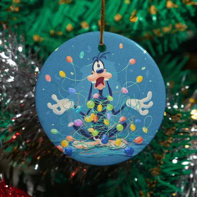 Disney Goofy Funny Cute Lights Noel Ceramic Ornament, Noel Tree Decor ...