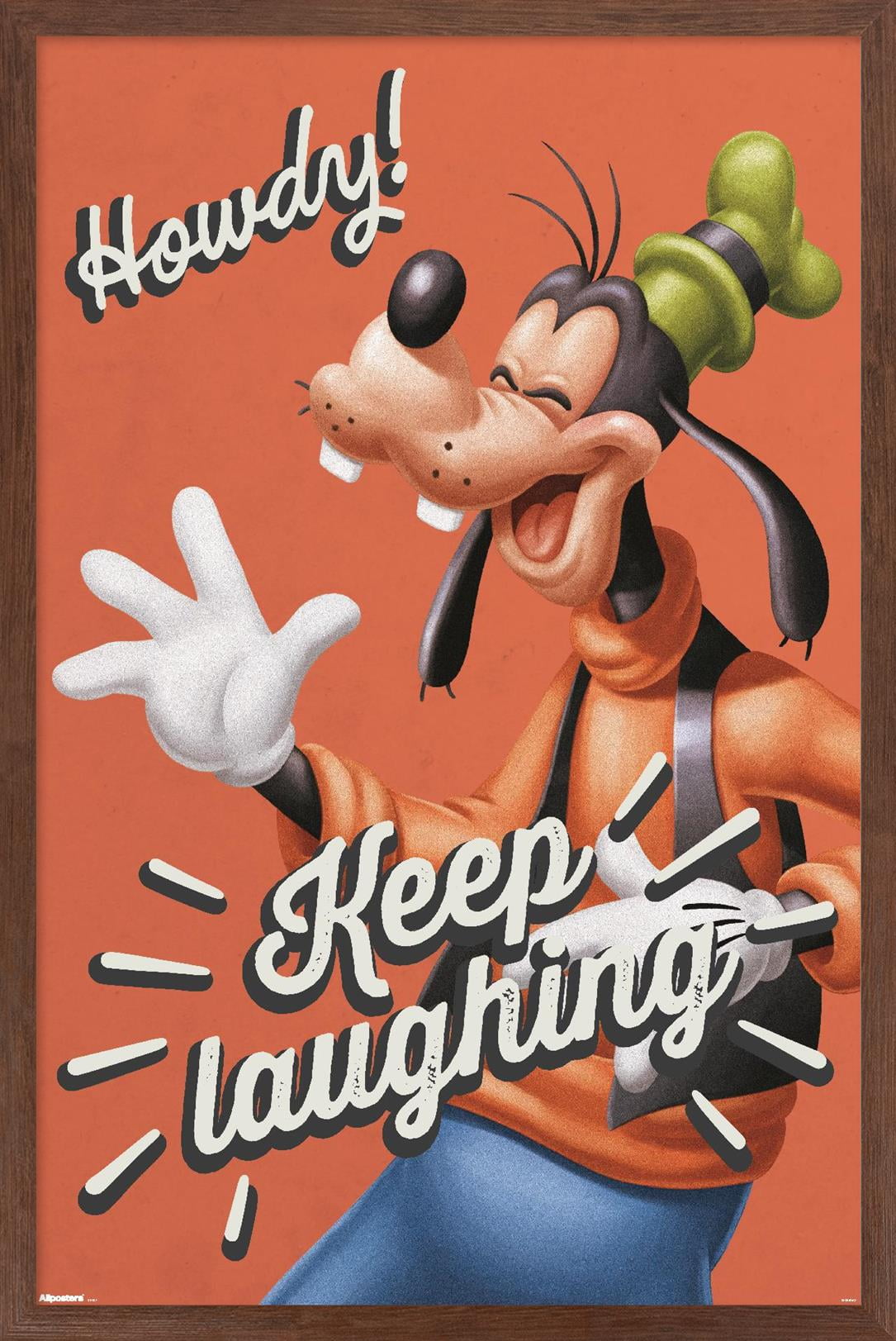 Disney Goofy: Good Old Days - Keep Laughing Wall Poster, 14.725" x 22. ...