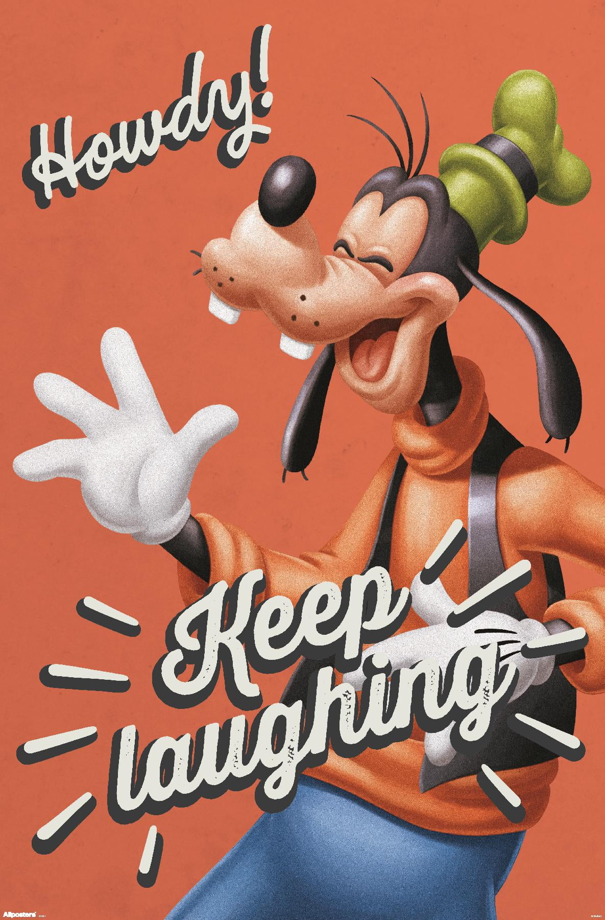 Disney Goofy: Good Old Days - Keep Laughing Wall Poster, 14.725" x 22. ...