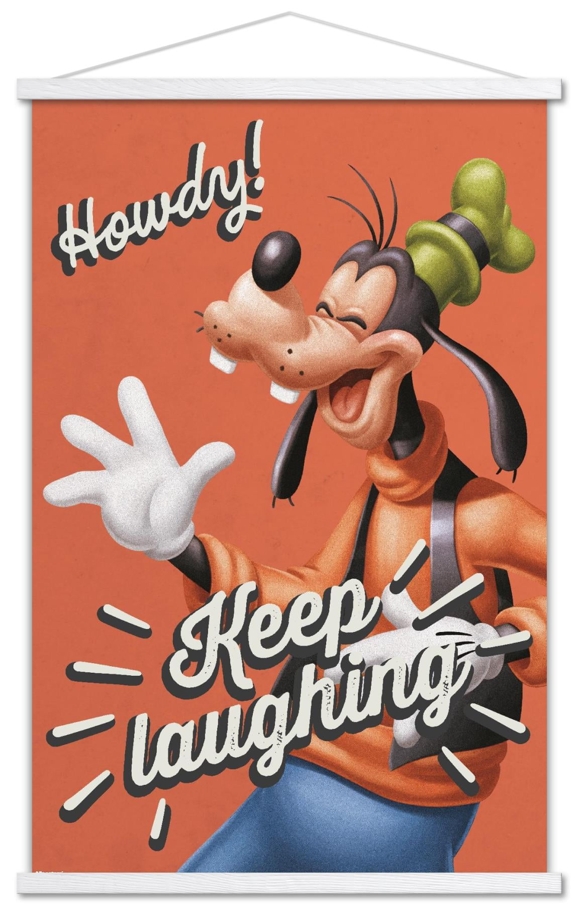 Disney Goofy: Good Old Days - Keep Laughing Wall Poster with Magnetic ...