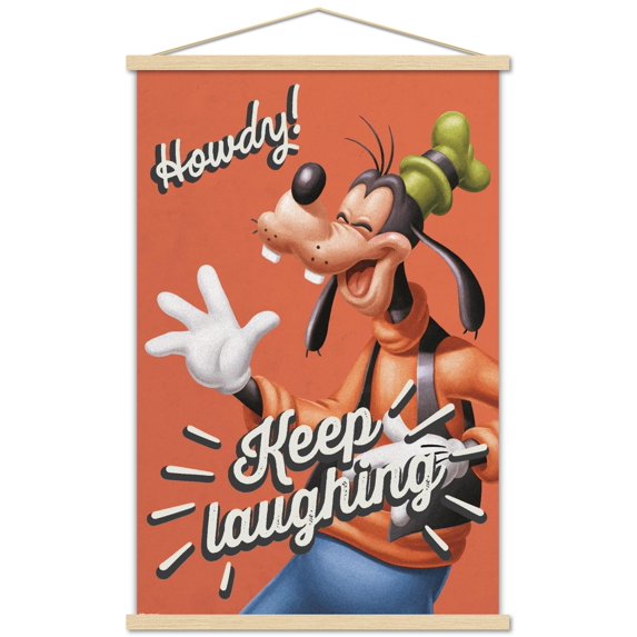 Disney Goofy: Good Old Days - Keep Laughing Wall Poster with Magnetic ...