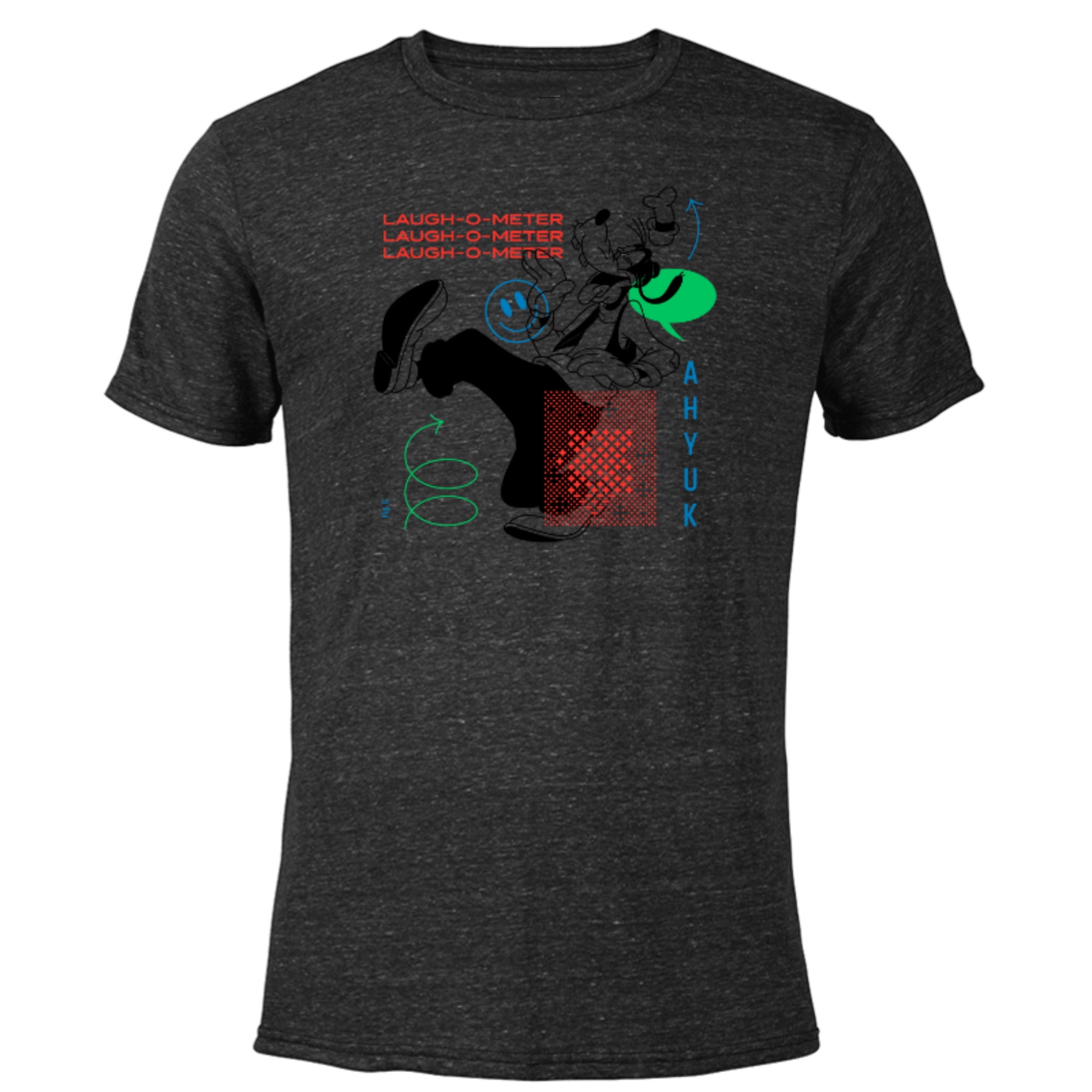 Disney Goofy Laugh-O-Meter - Short Sleeve Blended T-Shirt for Adults ...