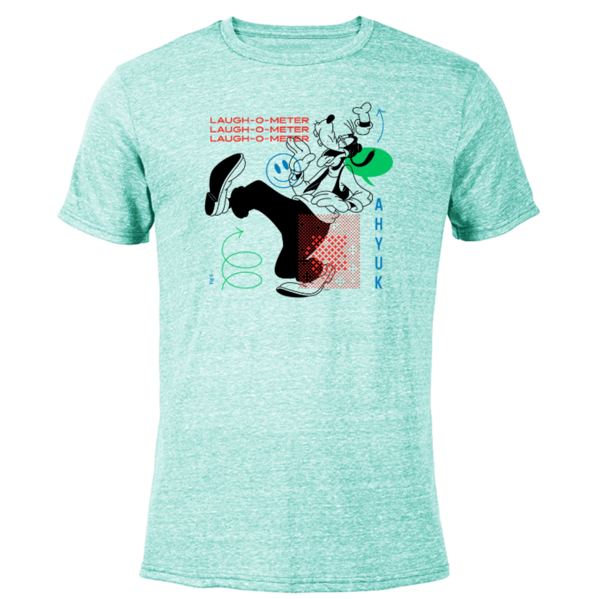 Disney Goofy Laugh-O-Meter - Short Sleeve Blended T-Shirt for Adults ...