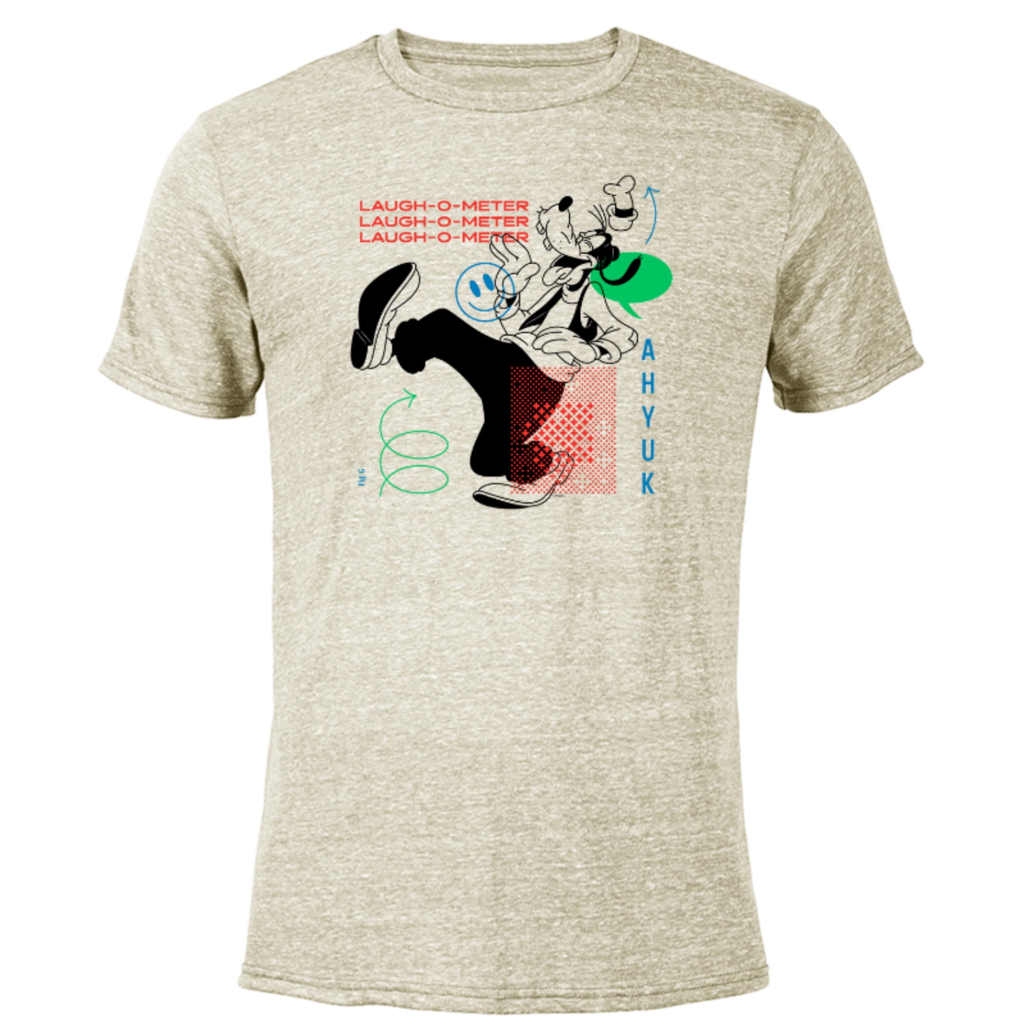 Disney Goofy Laugh-O-Meter - Short Sleeve Blended T-Shirt for Adults ...