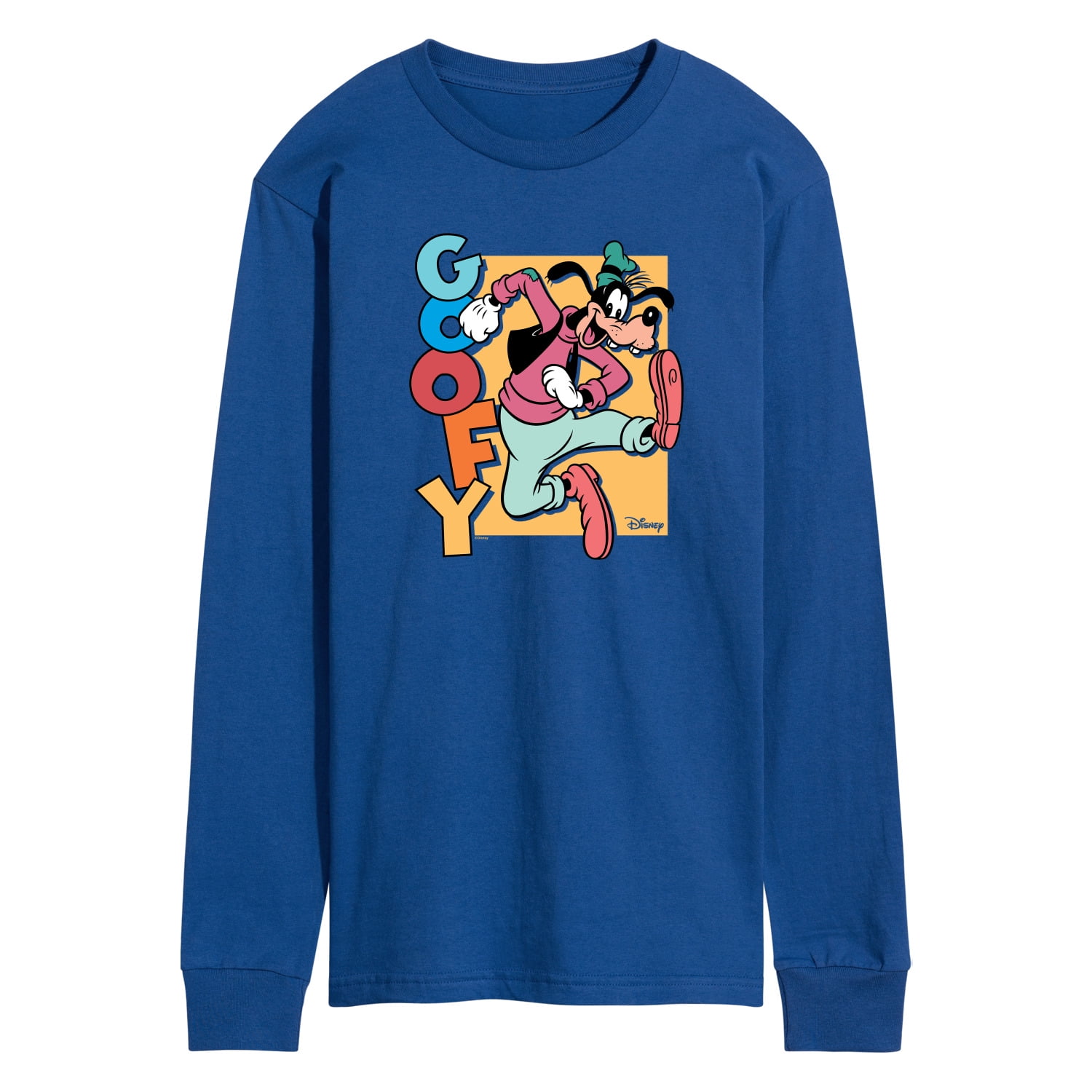 Disney - Goofy - Men's Long Sleeve T-Shirt - Walmart.com