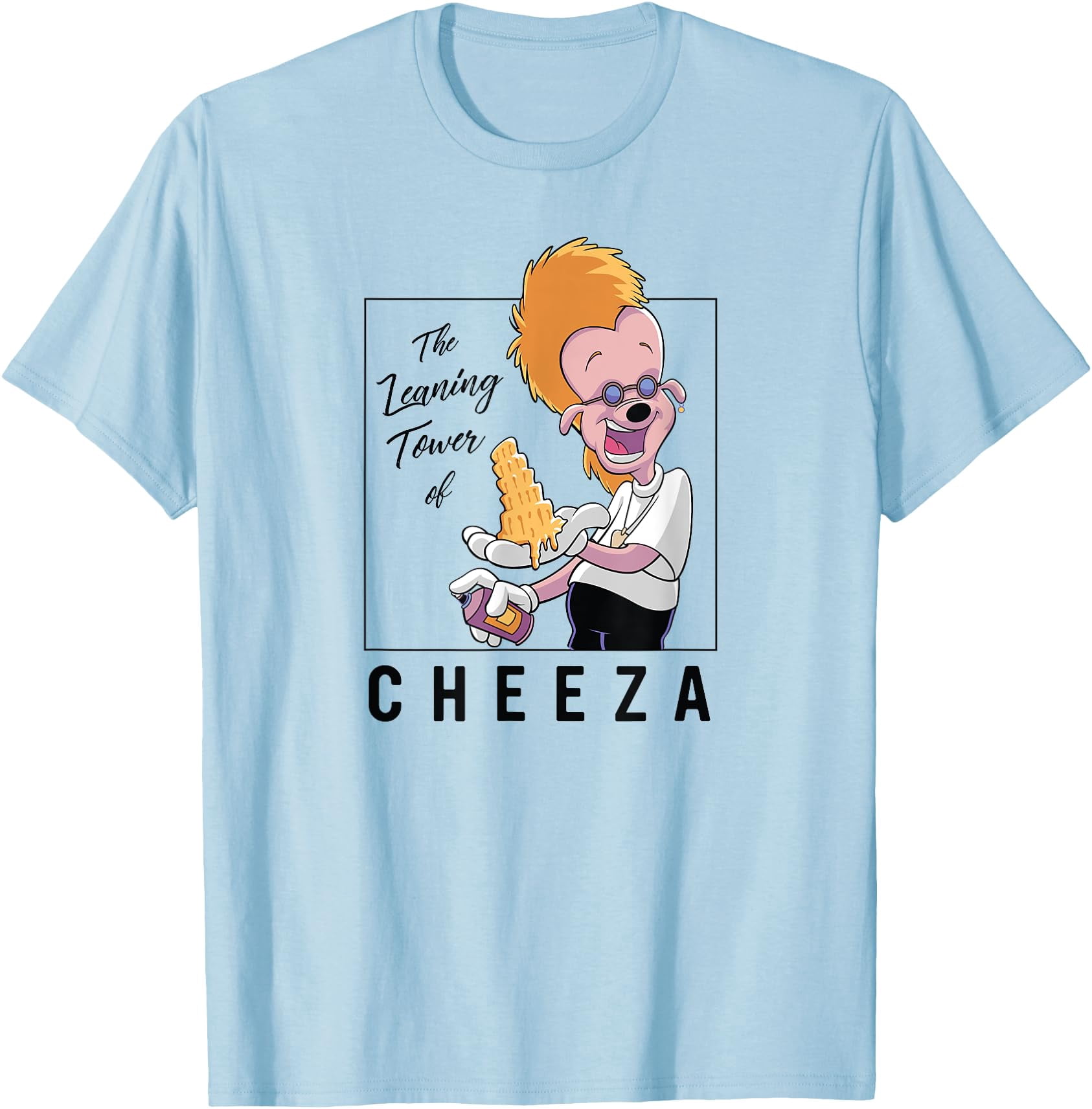 Disney Goofy Movie Cheeza T-Shirt, Light Blue Color, Size S - Walmart.com