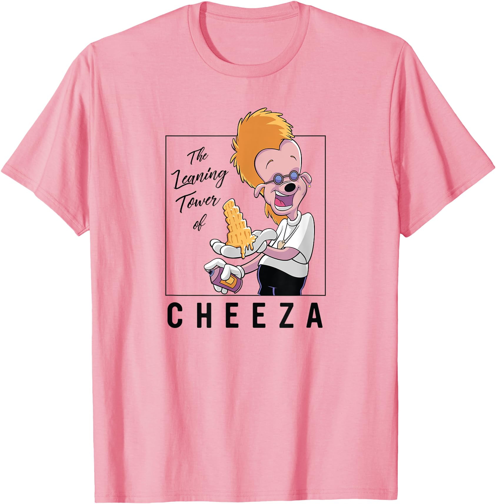 Disney Goofy Movie Cheeza T-Shirt, Light Pink Color, Size M - Walmart.com