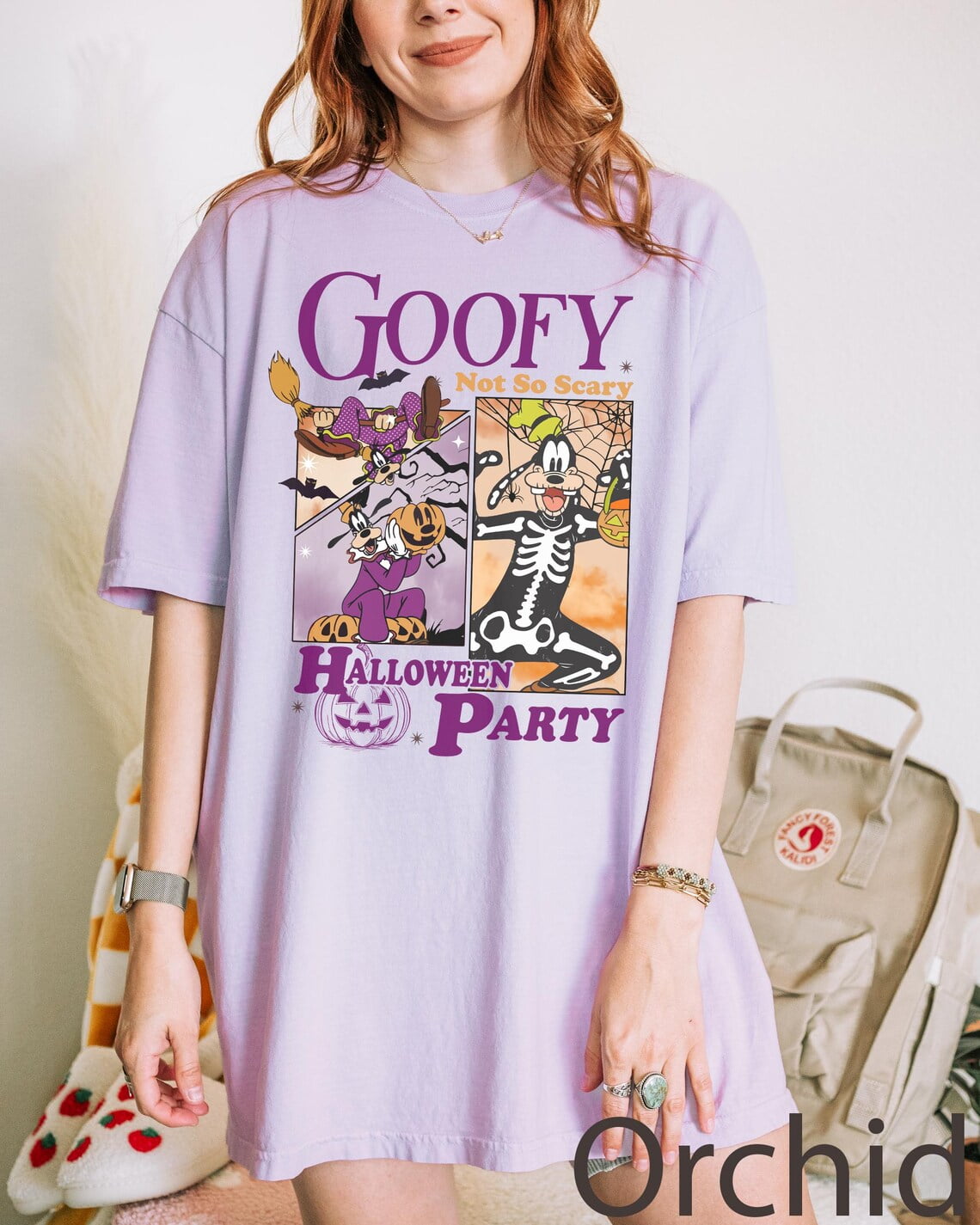 Disney Goofy Not So Scary Halloween Party Comfort Colors Shirt, Goofy ...