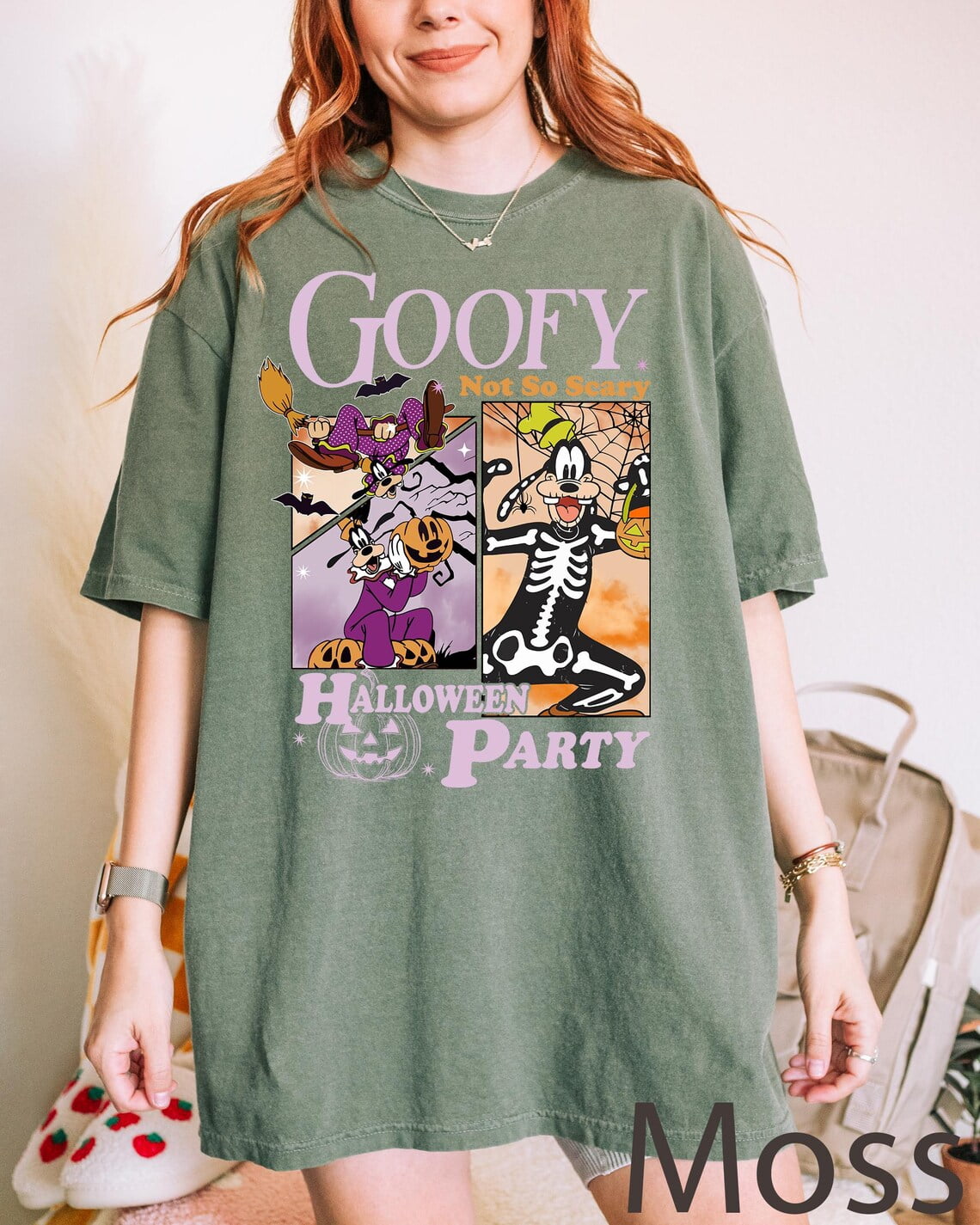 Disney Goofy Not So Scary Halloween Party Comfort Colors Shirt, Goofy ...