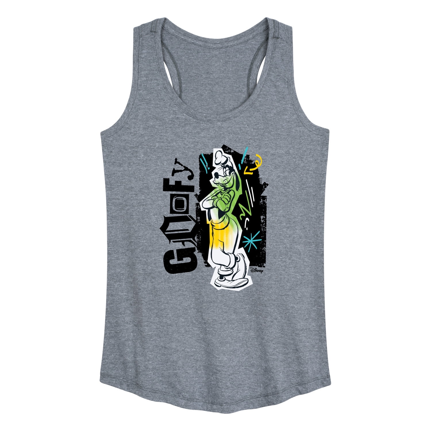 Disney - Goofy Punk - Women's Racerback Tank Top - Walmart.com