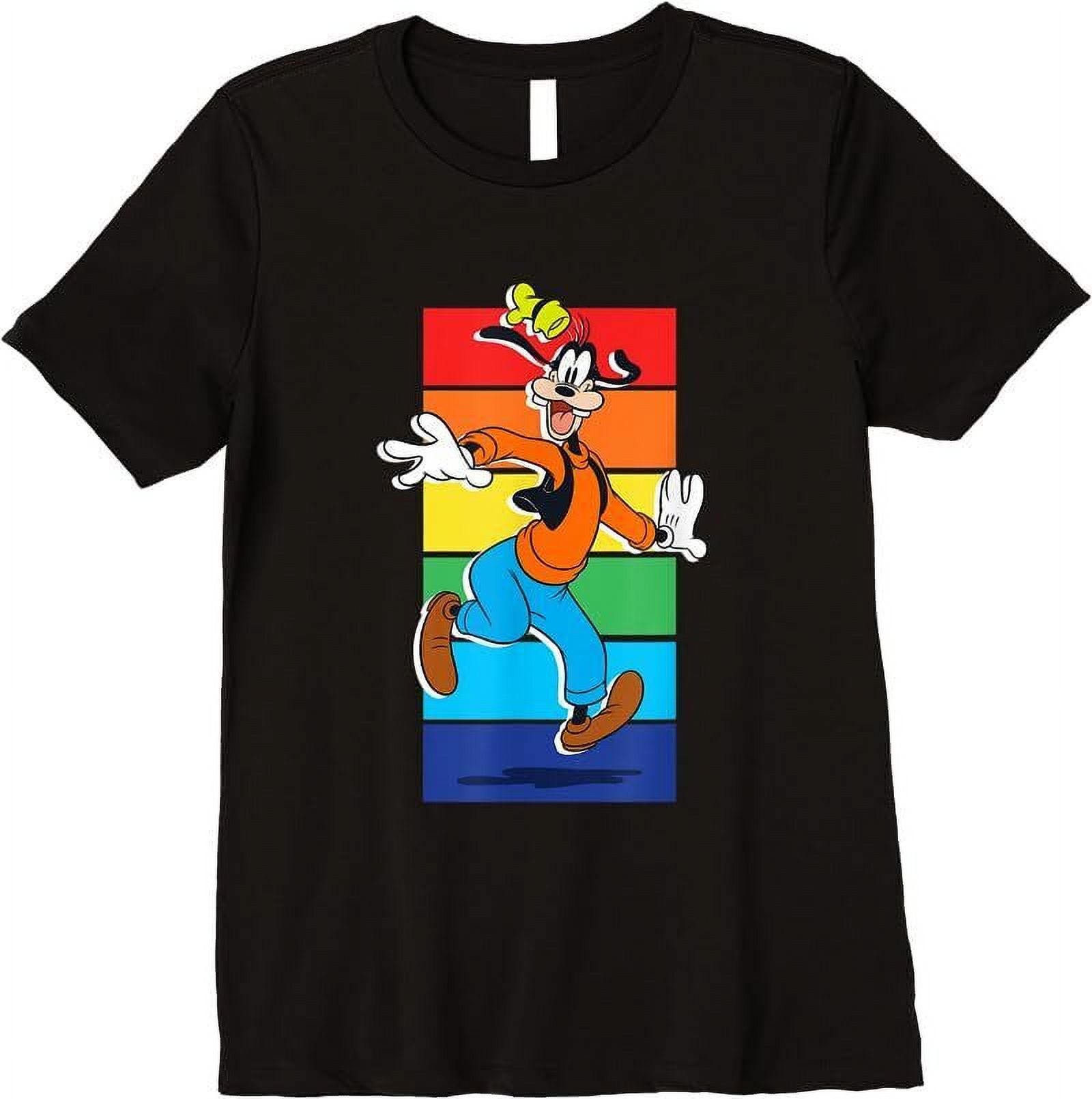 Disney Goofy Rainbow T-Shirts - Walmart.com