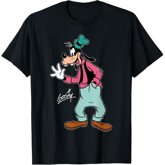 Disney Goofy Retro Character Waving Pose Trip T-Shirt - Walmart.com