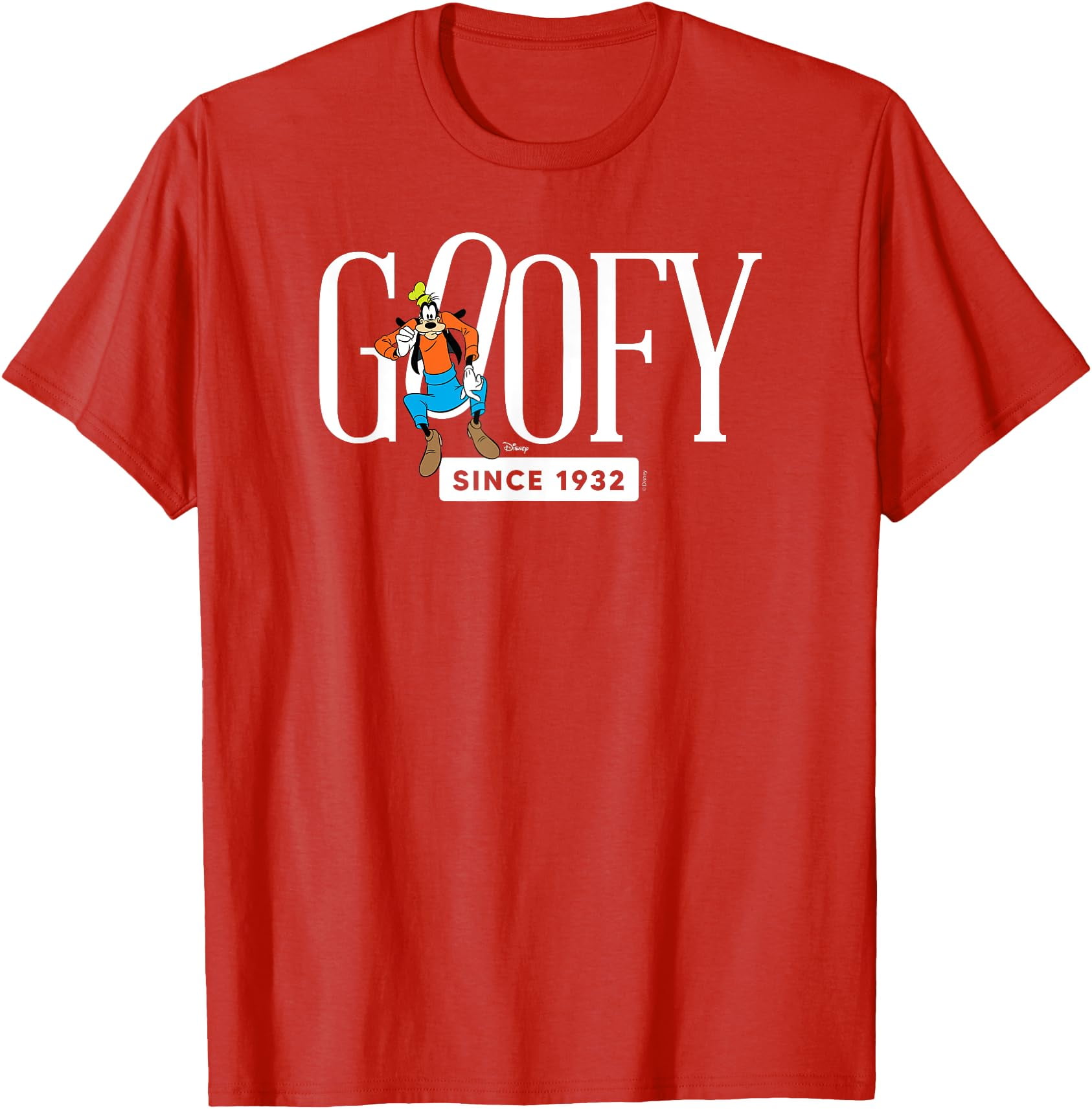 Disney - Goofy Since 1932 T-Shirt, Red Color, Size 5/6 - Walmart.com