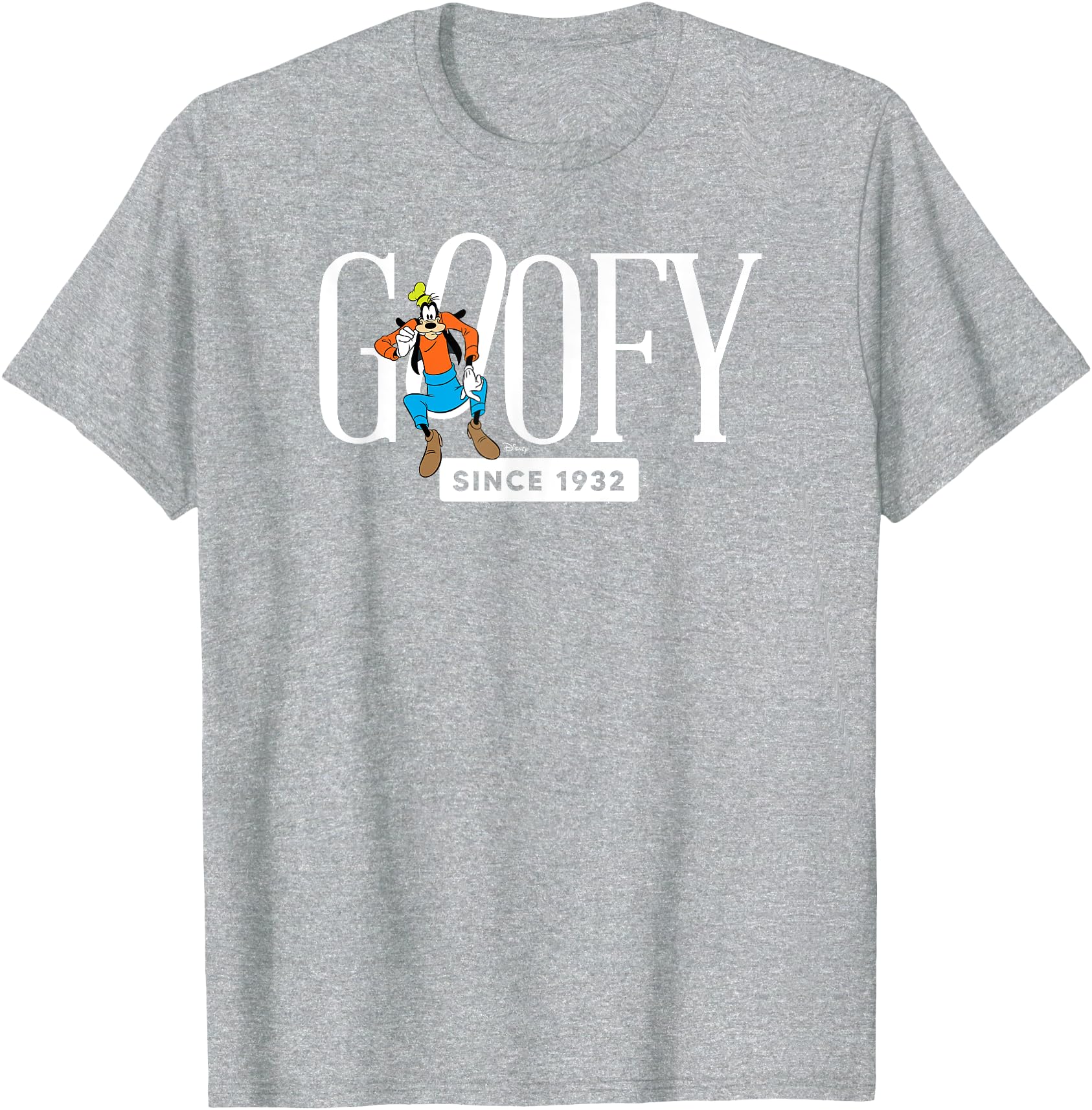 Disney - Goofy Since 1932 T-Shirt, Sport Grey Color, Size YS - Walmart.com