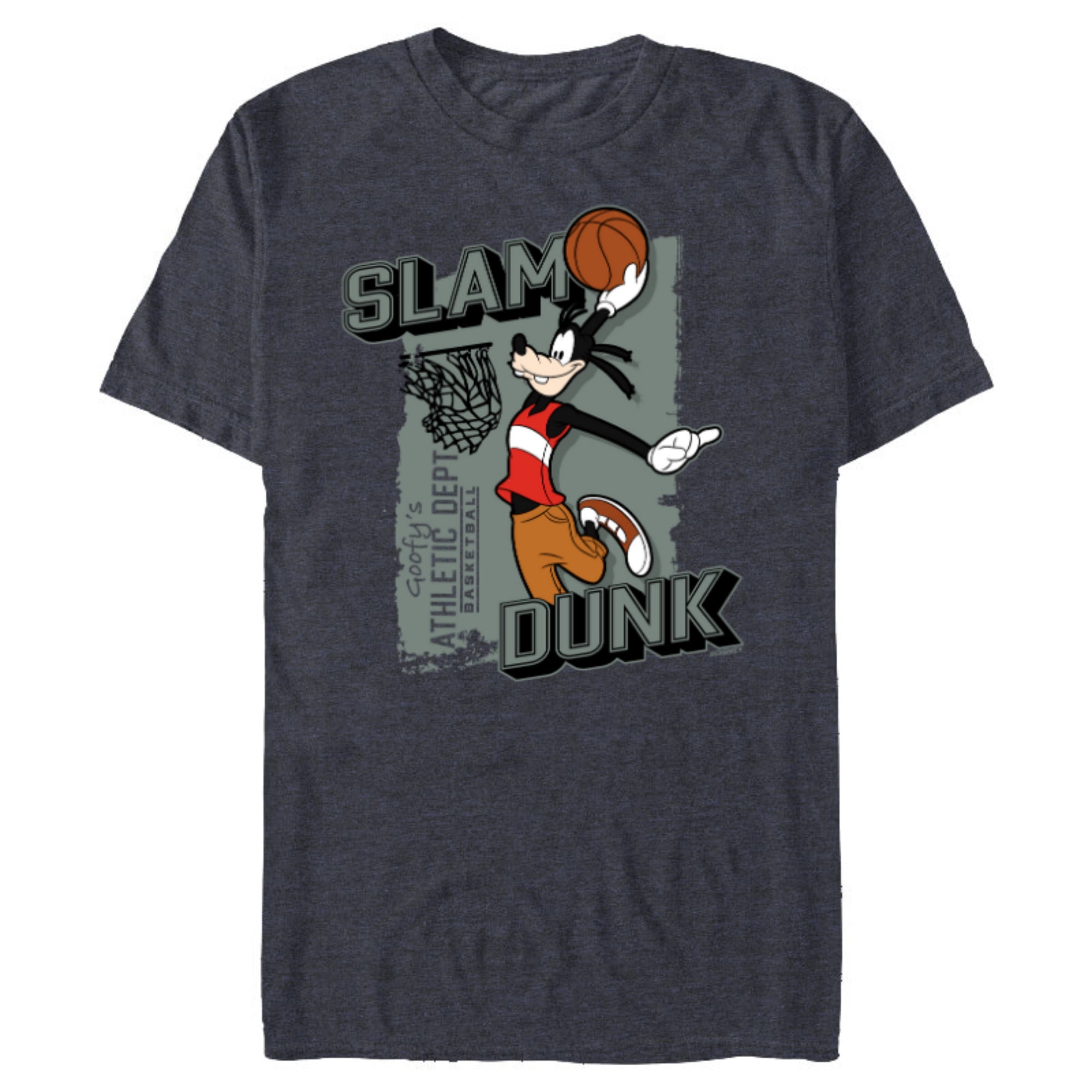Disney Goofy Sports Basketball Slam Dunk Athletic Dept - Short Sleeve ...
