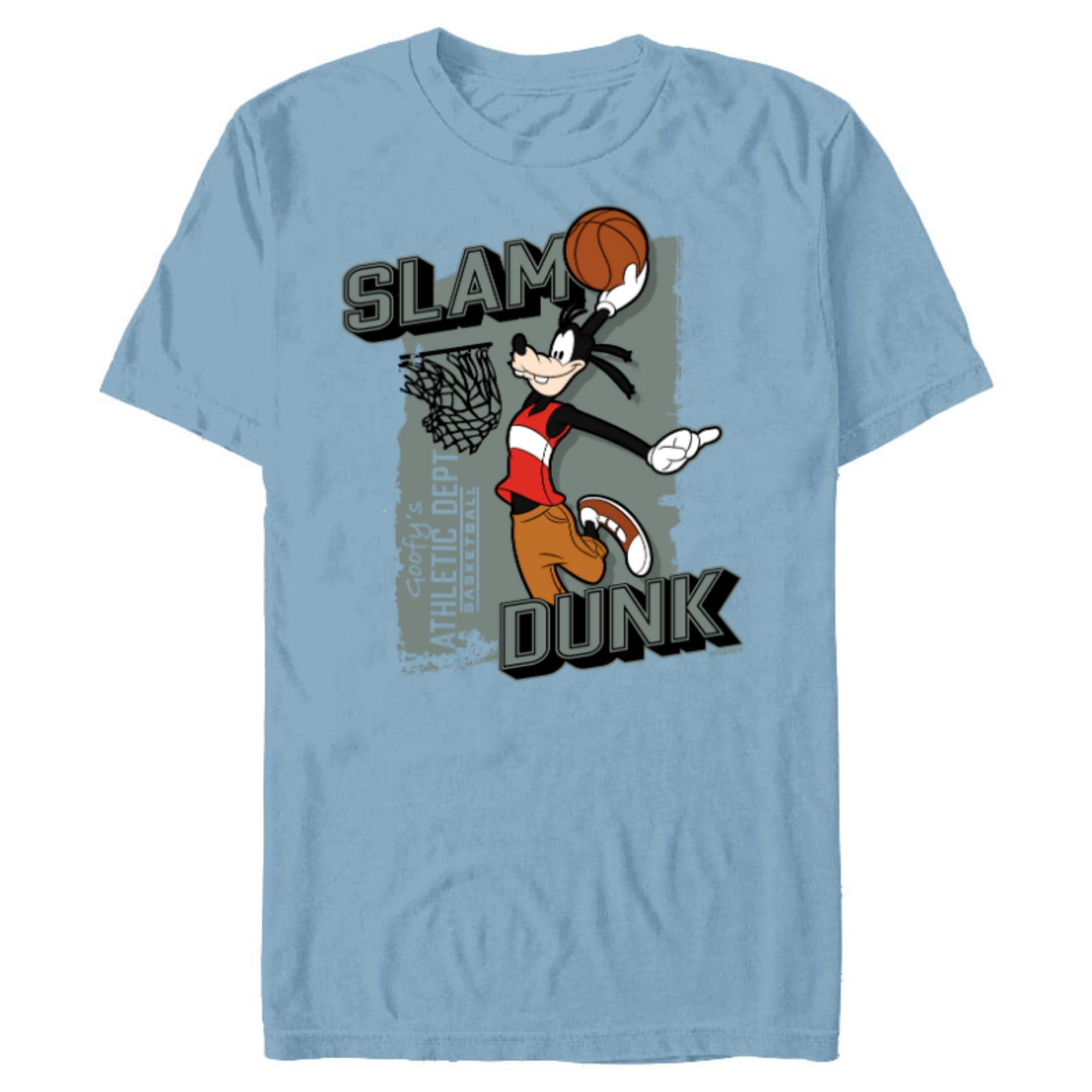 Disney Goofy Sports Basketball Slam Dunk Athletic Dept - Short Sleeve ...