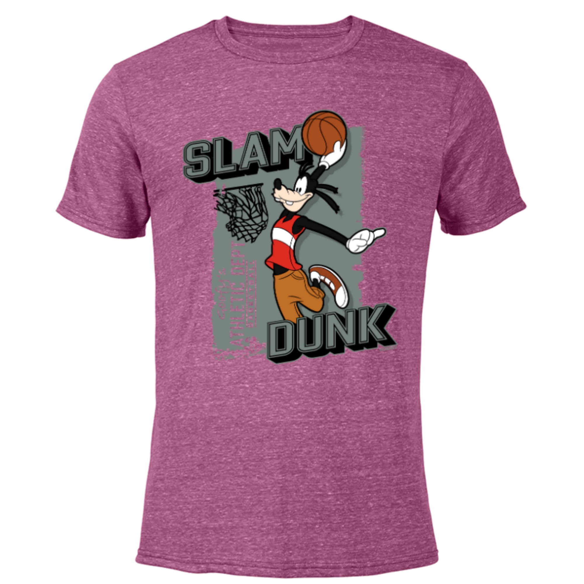 Disney Goofy Sports Basketball Slam Dunk Athletic Dept - Short Sleeve ...