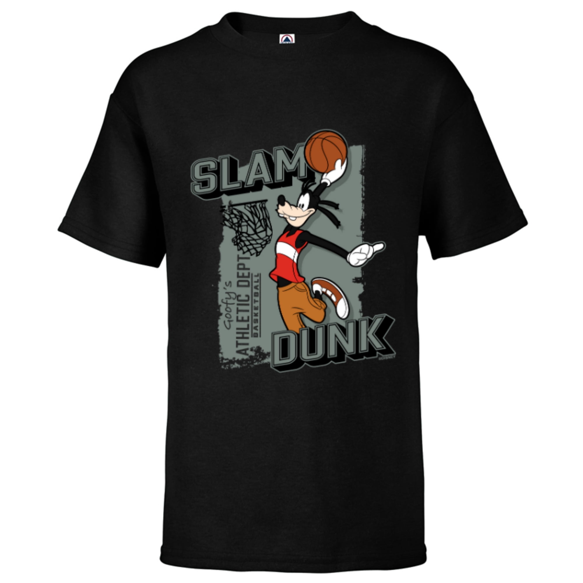 Disney Goofy Sports Basketball Slam Dunk Athletic Dept - Short Sleeve T ...