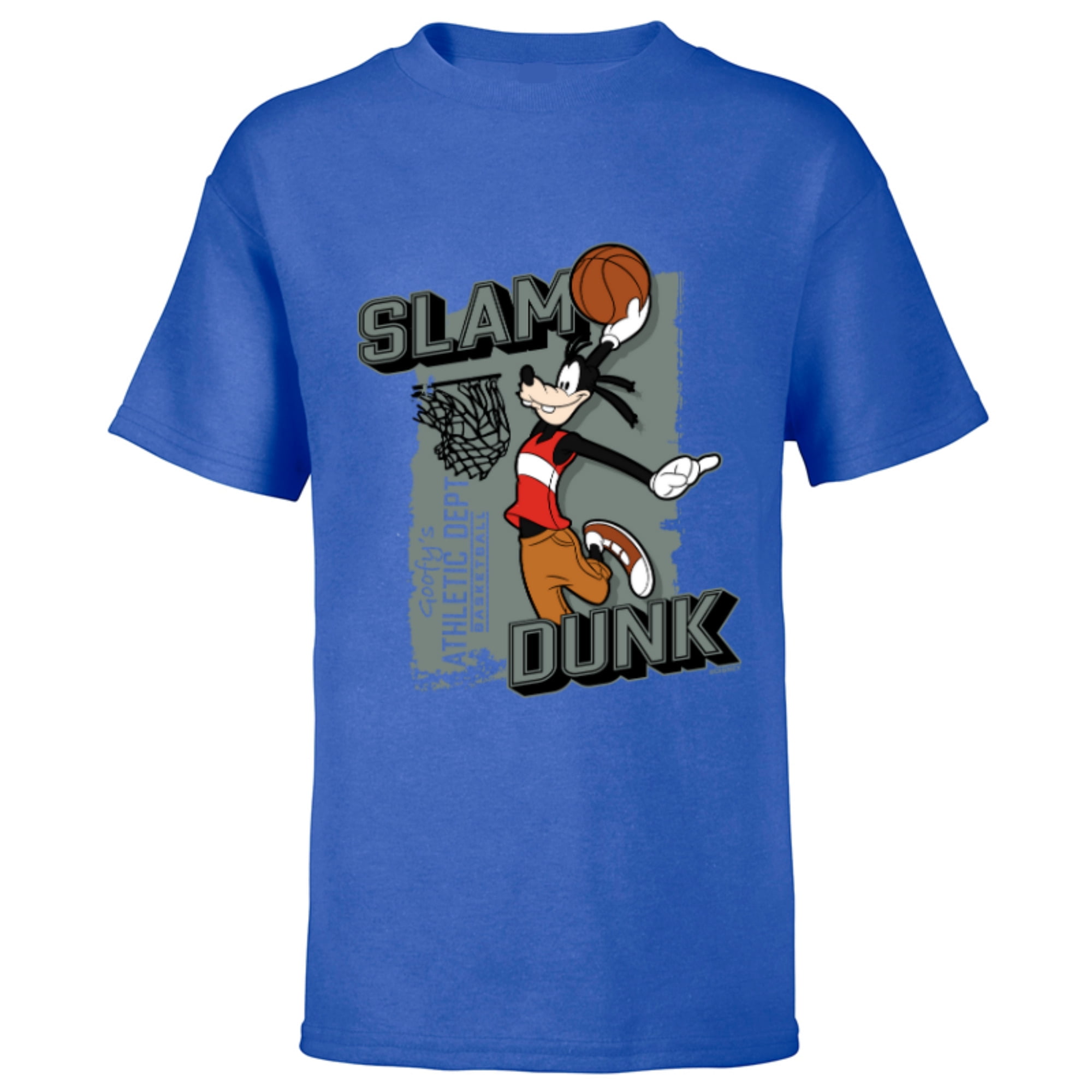 Disney Goofy Sports Basketball Slam Dunk Athletic Dept - Short Sleeve T ...