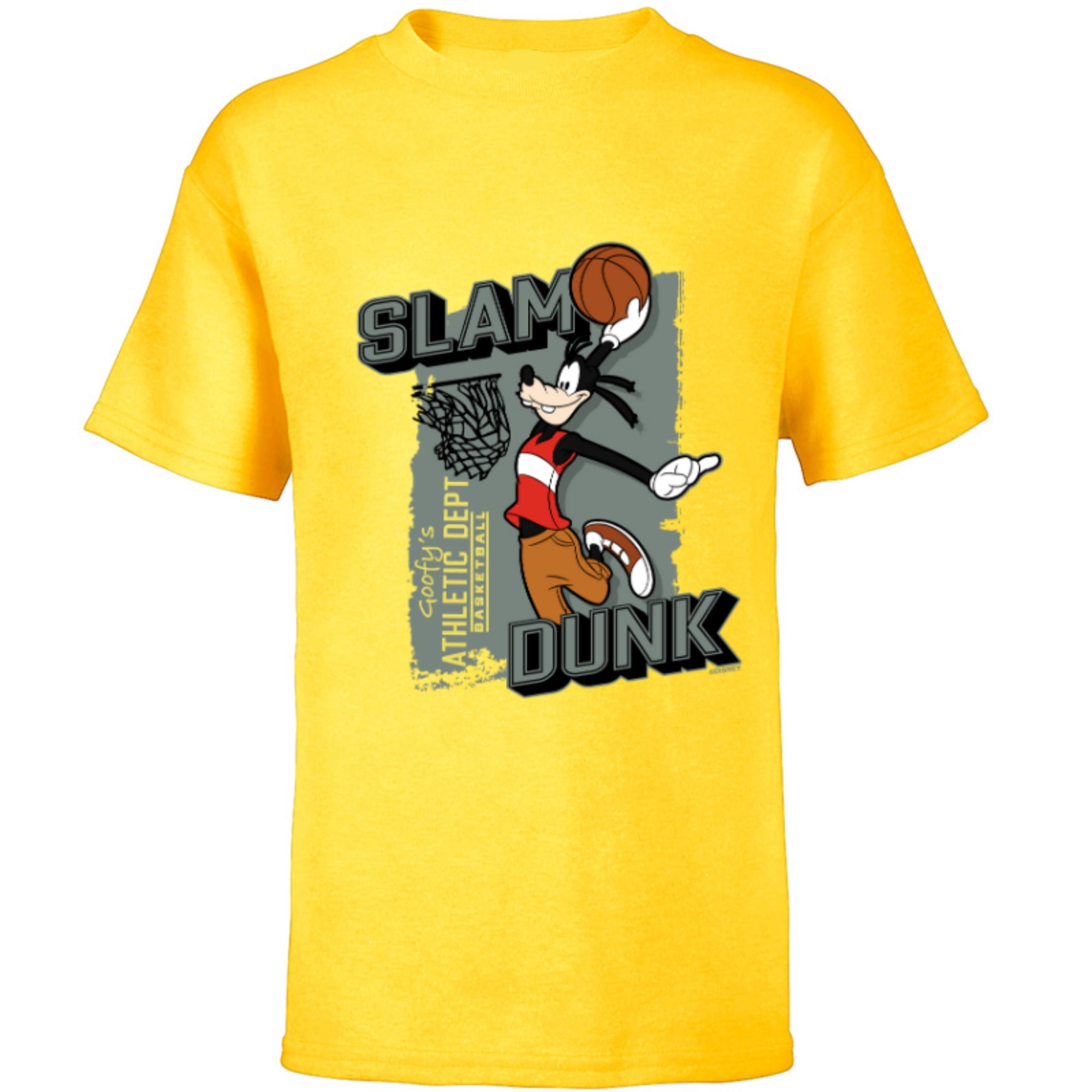 Disney Goofy Sports Basketball Slam Dunk Athletic Dept - Short Sleeve T ...