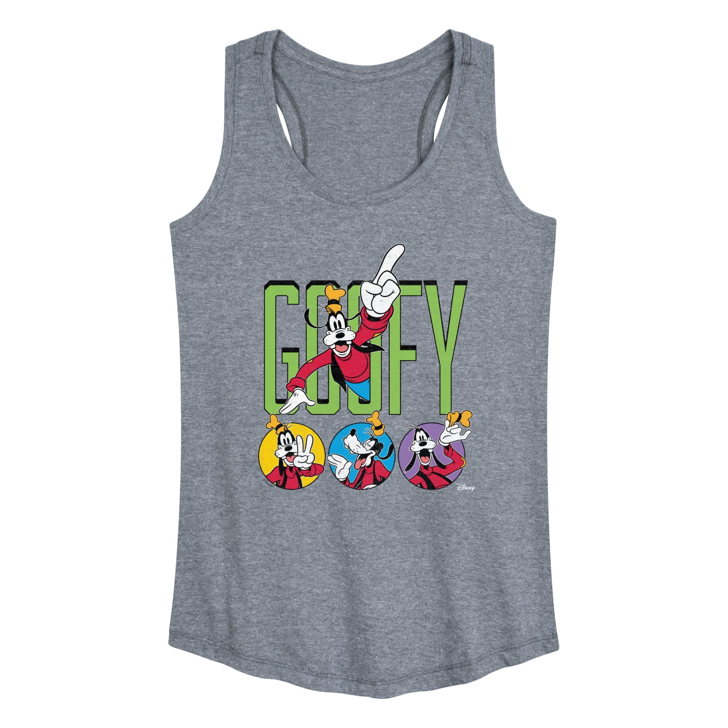 Disney - Goofy Tee - Women's Racerback Graphic Tank - Walmart.com