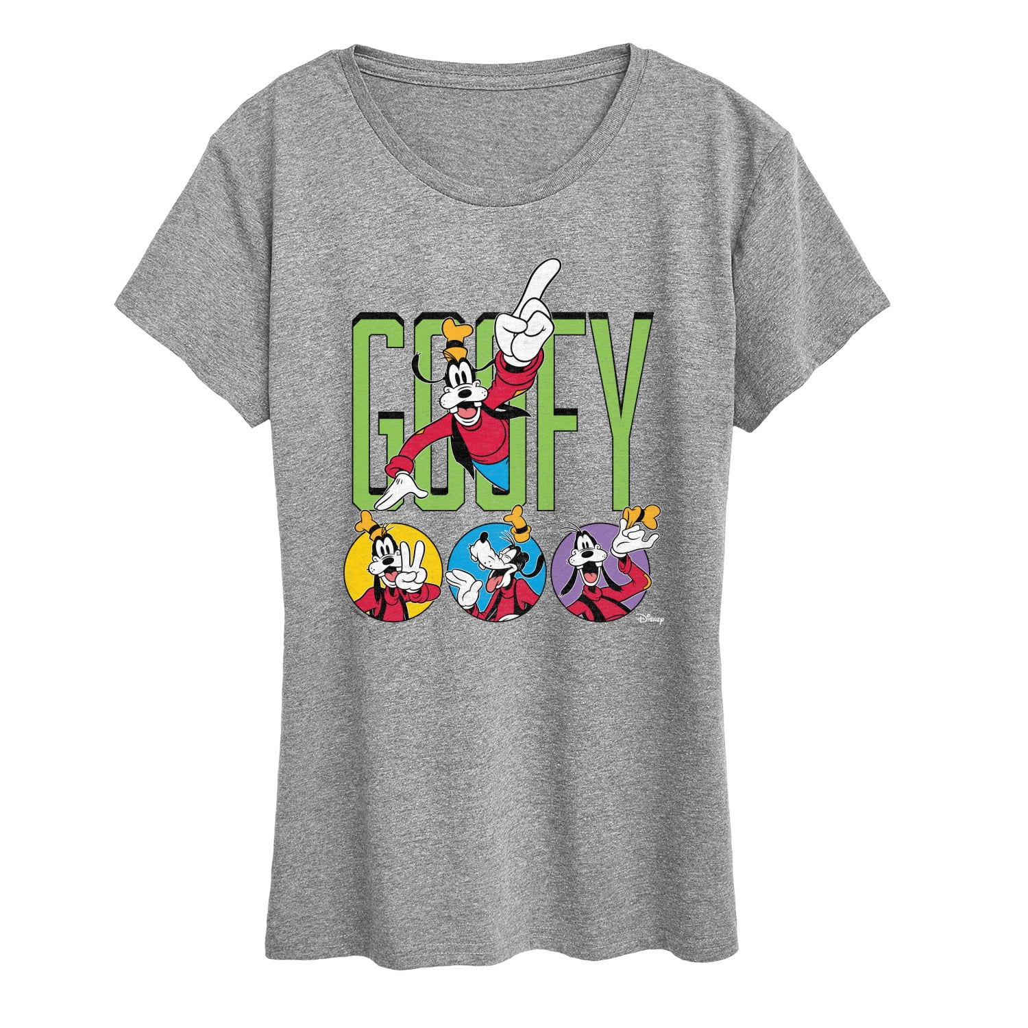 Disney - Goofy Tee - Women's Short Sleeve Graphic T-Shirt - Walmart.com