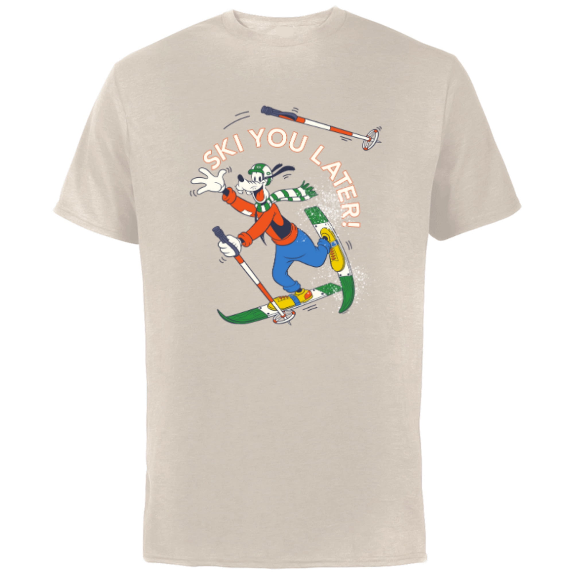 Disney Goofy Winter Sports Skiing Retro Ski You Later - Short Sleeve ...