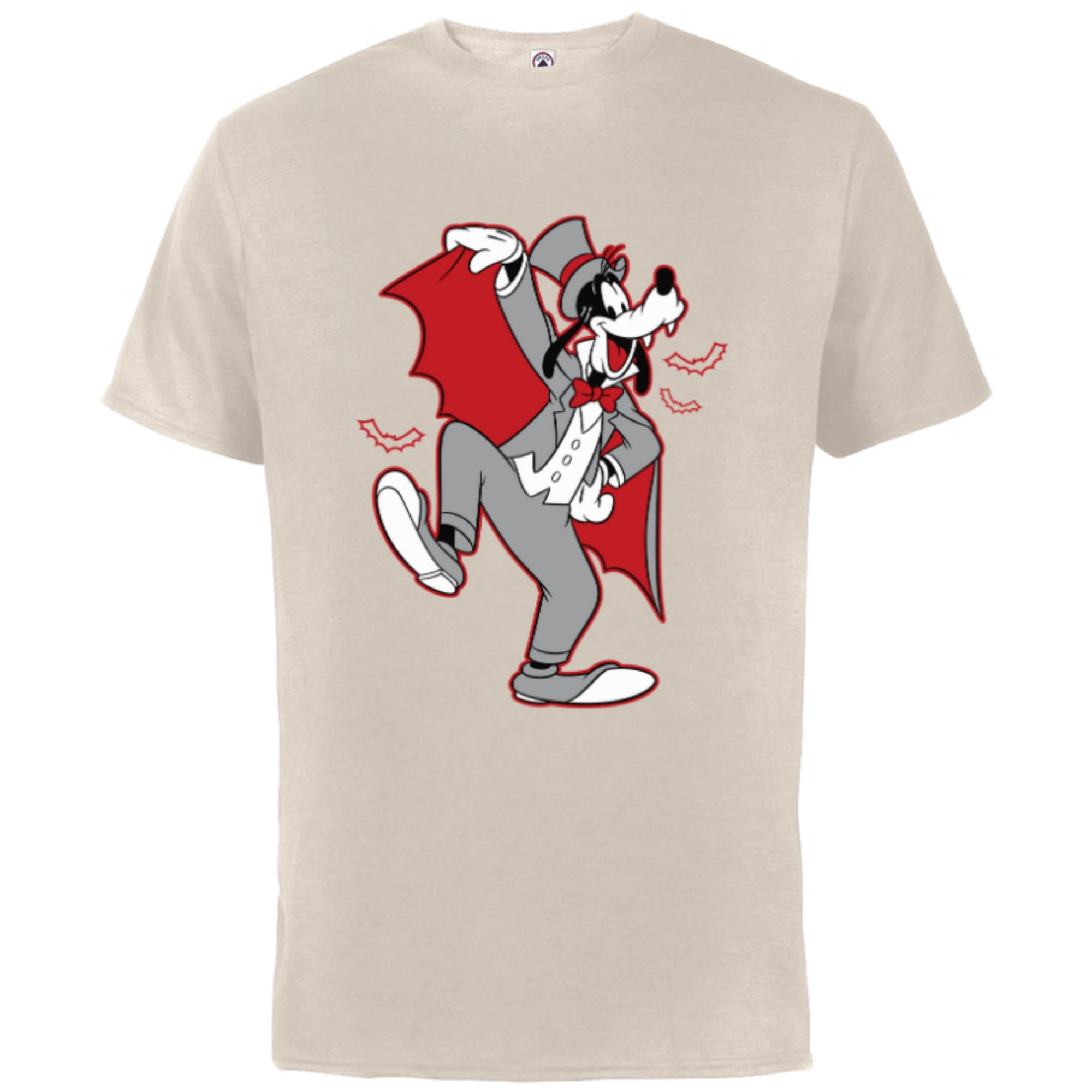 Disney Goofy in Dracula Costume Halloween - Short Sleeve Cotton T-Shirt ...
